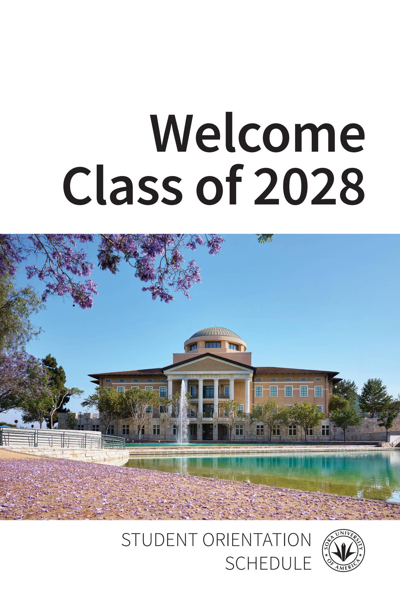 SOL Orientation Brochure for Class of 2028 by Soka University of ...