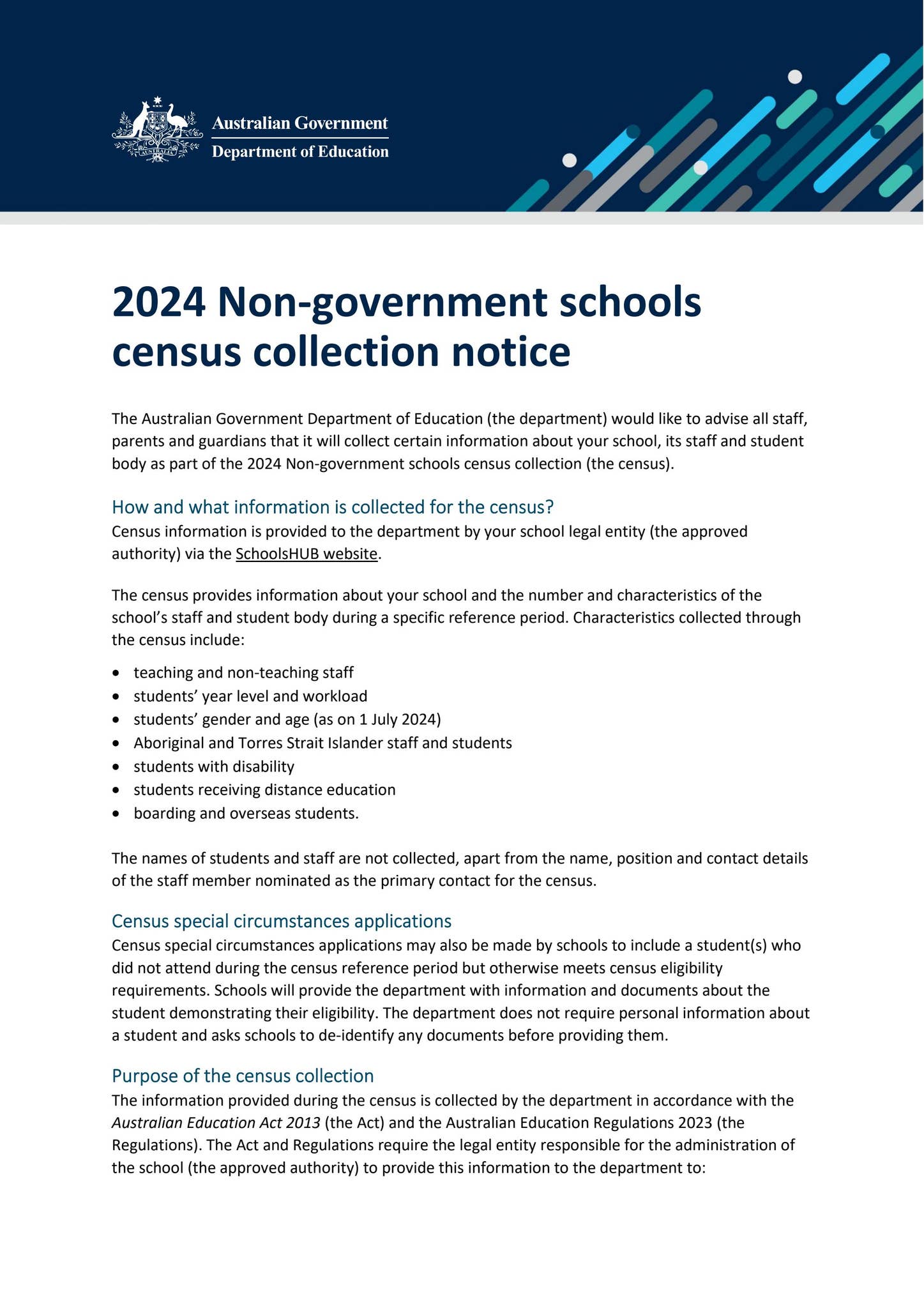 2024 Non-government schools census collection by trinityanglicancollege ...