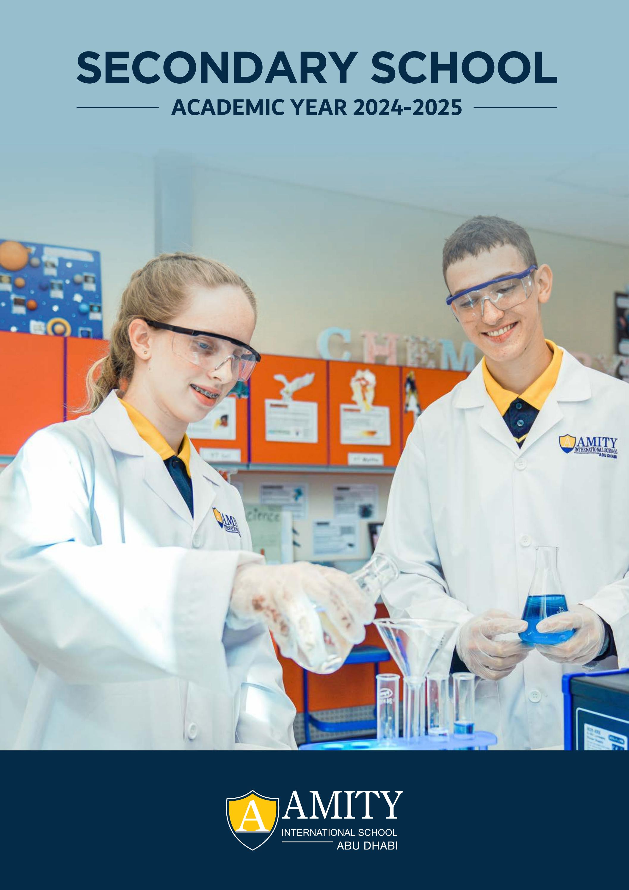 SECONDARY SCHOOL BOOKLET by AmityInternationalSchool - Issuu