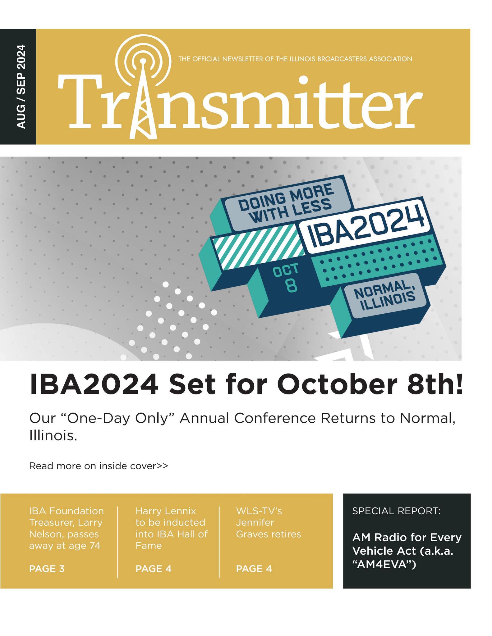 IBA Transmitter August - September 2024 by illinoisbroadcasters - Issuu