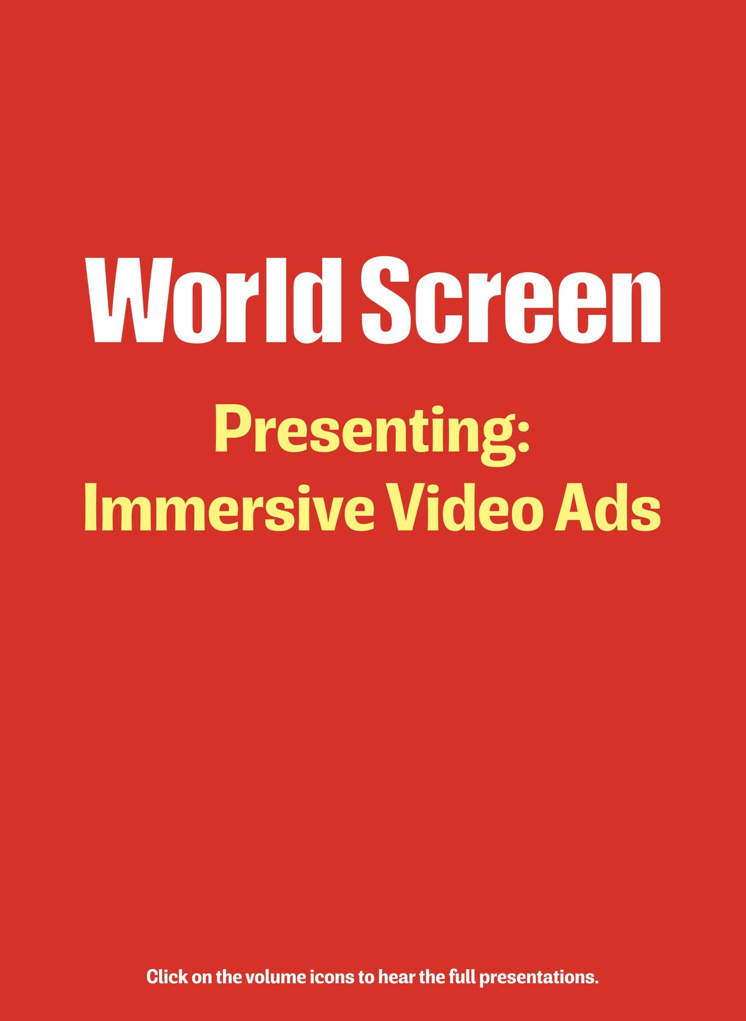 Video Ad Previews by World Screen - Issuu