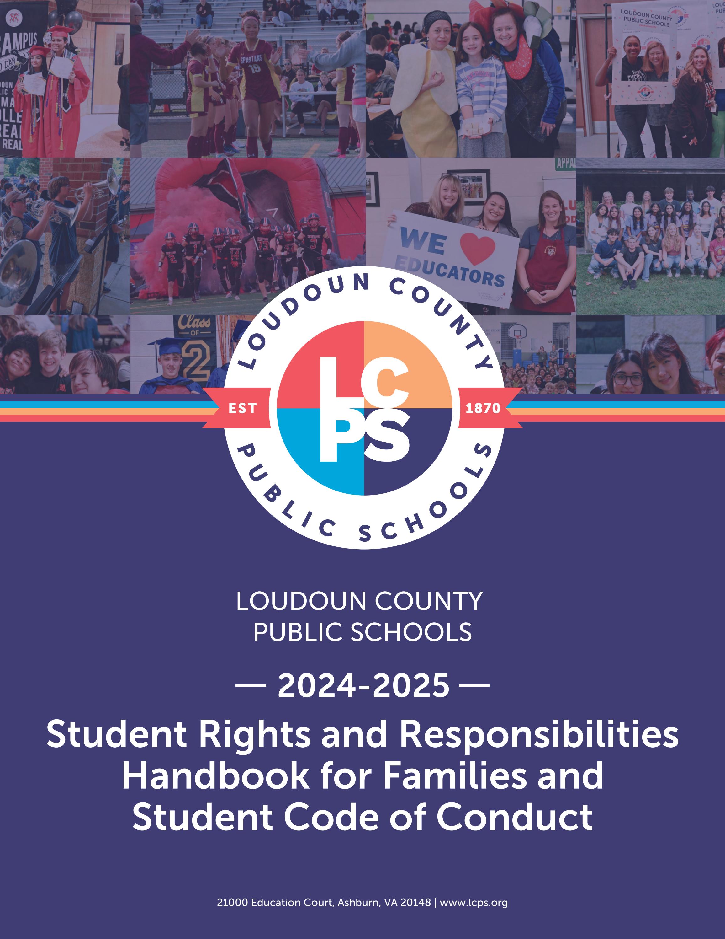 2024 2025 LCPS Student Rights And Responsibilities Handbook For