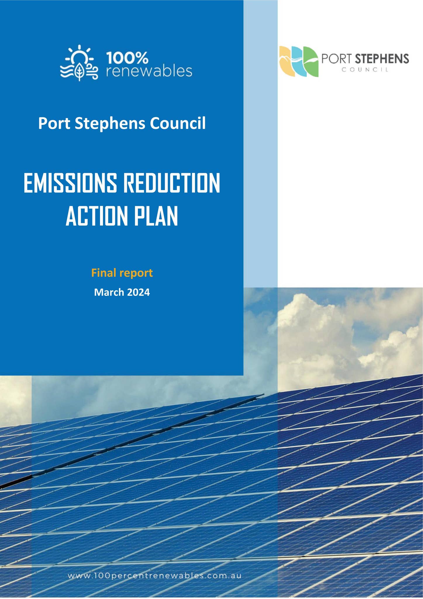 Port Stephens Council Emissions Reduction Action Plan by Port Stephens ...