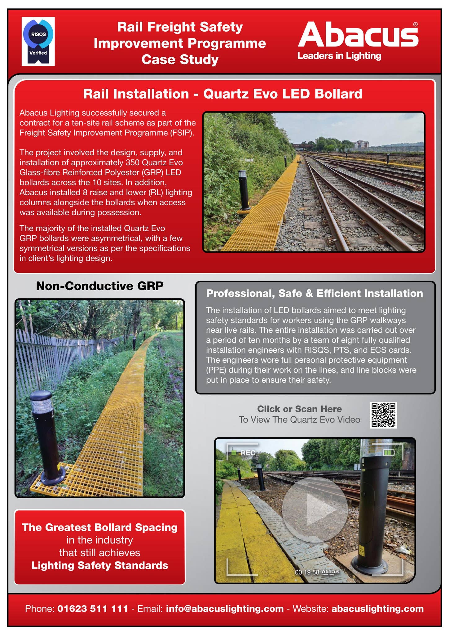 Rail Quartz Evo Bollard Case Study by abacuslighting - Issuu