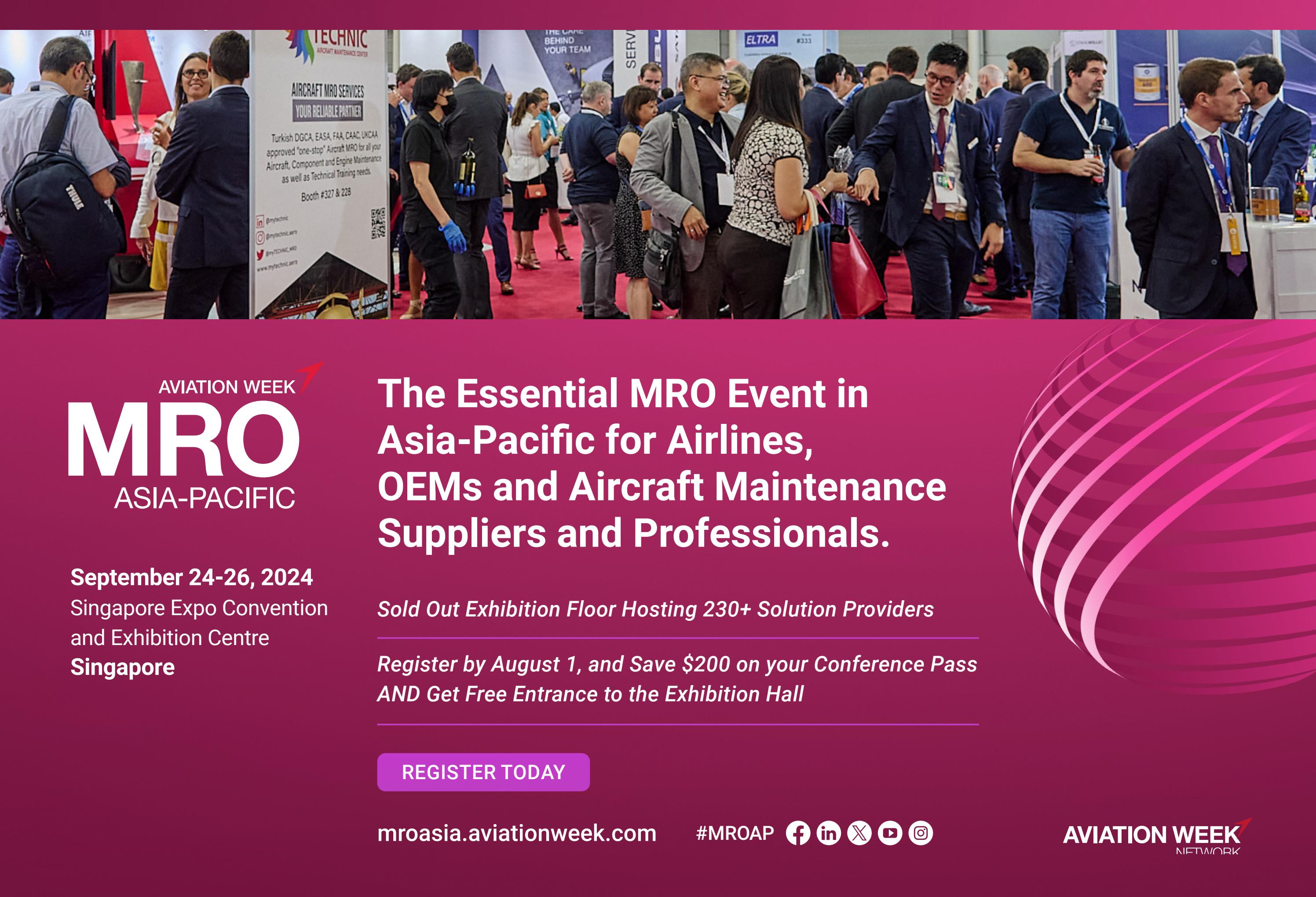 MRO Asia-Pacific 2024 Brochure by AviationWeek - Issuu