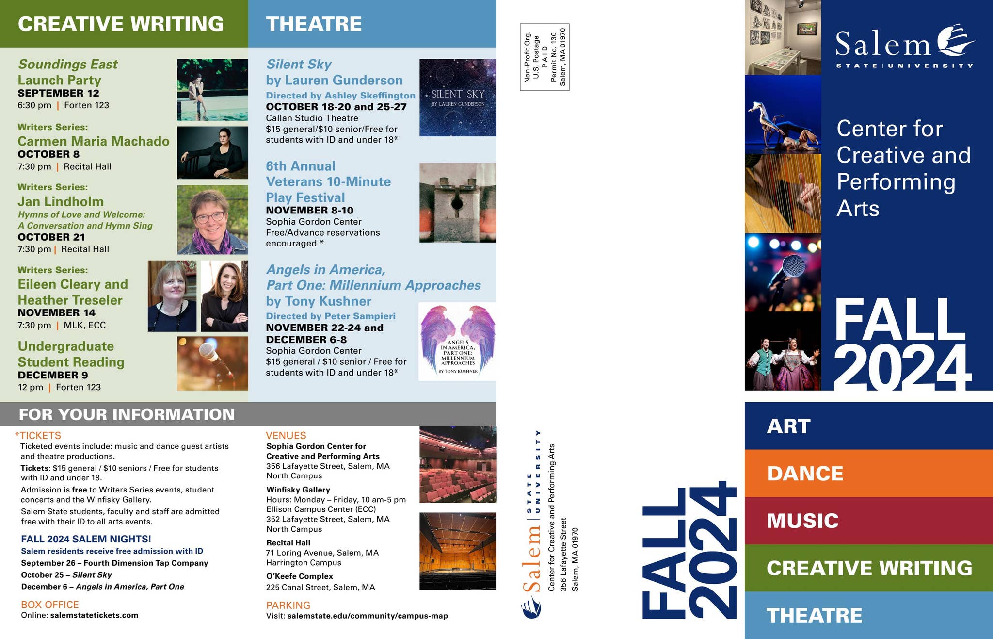 SSU Fall 2024 Arts Calendar by Salem State University - Issuu