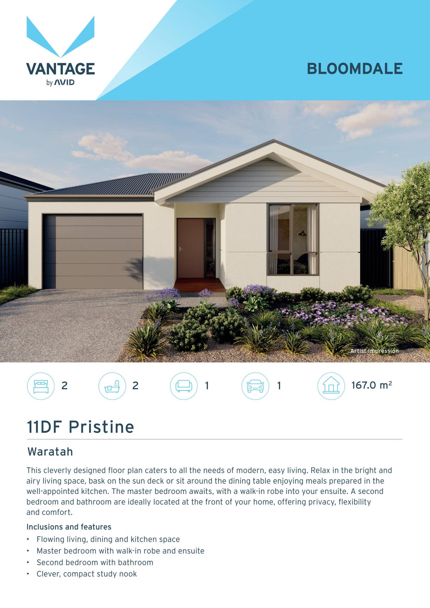 Vantage Bloomdale 11DF Pristine Waratah Brochure by AVID Property Group - Issuu