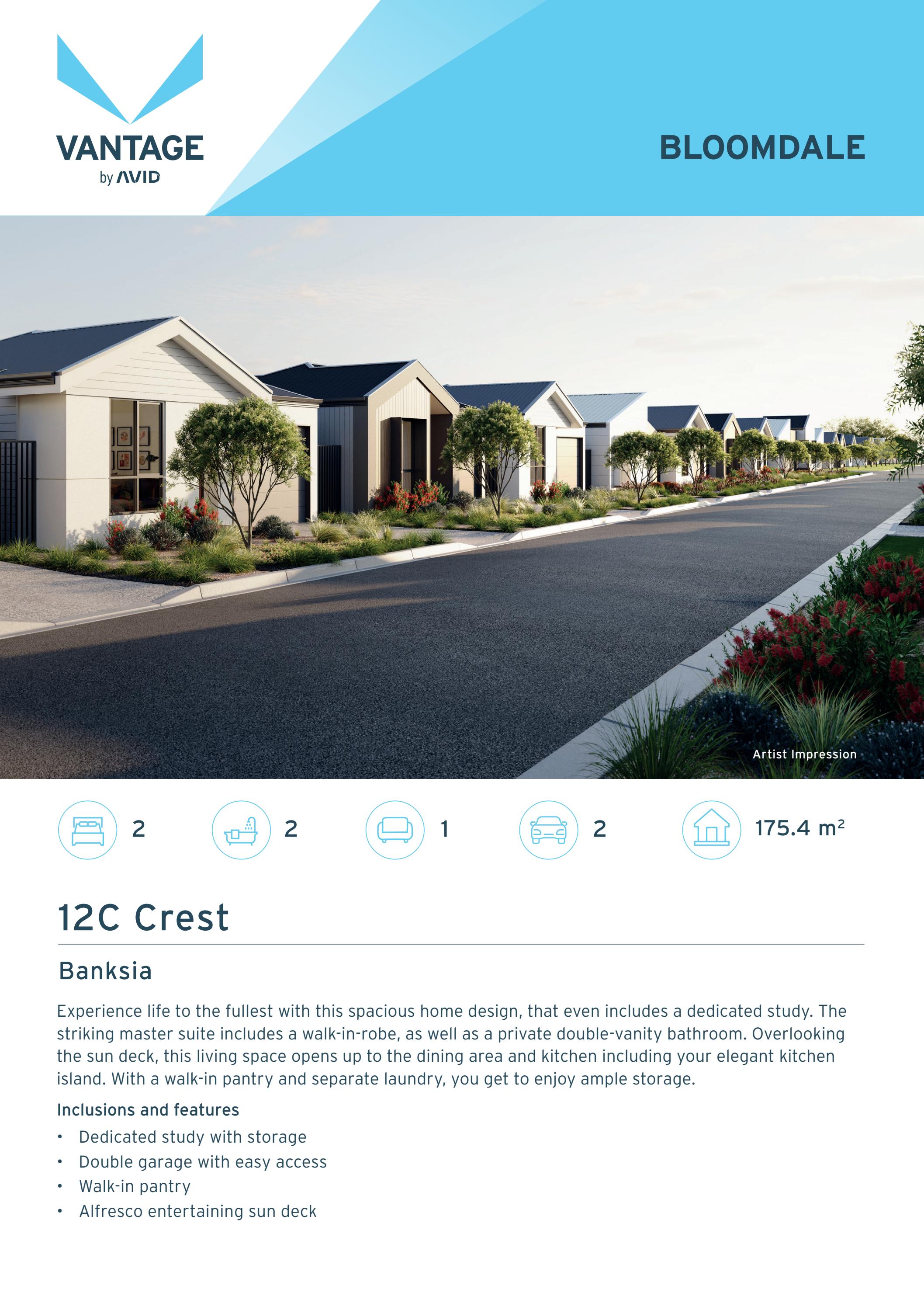 Vantage Bloomdale 12C Crest Banksia Brochure by AVID Property Group - Issuu
