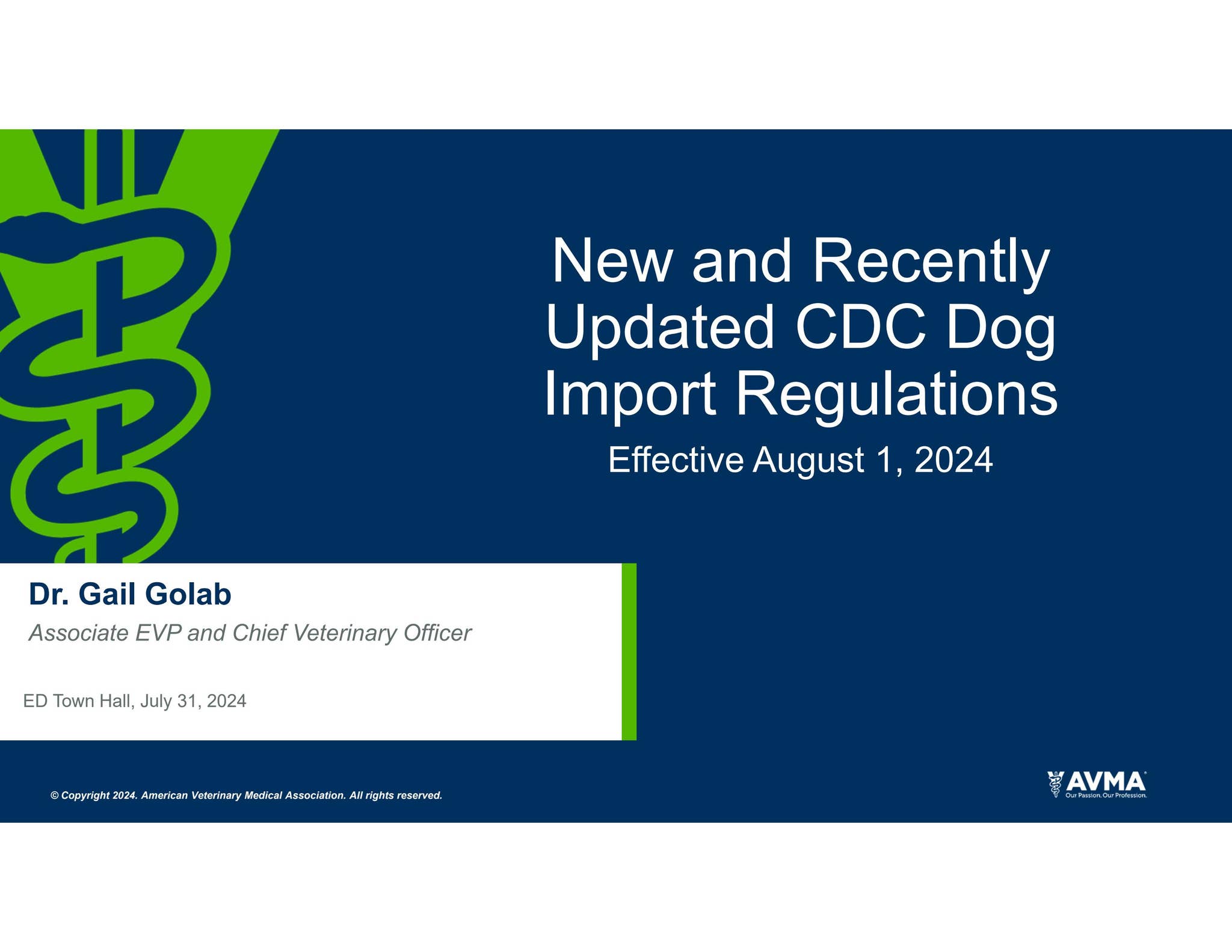CDC Dog importation regulations by AVMAvets - Issuu
