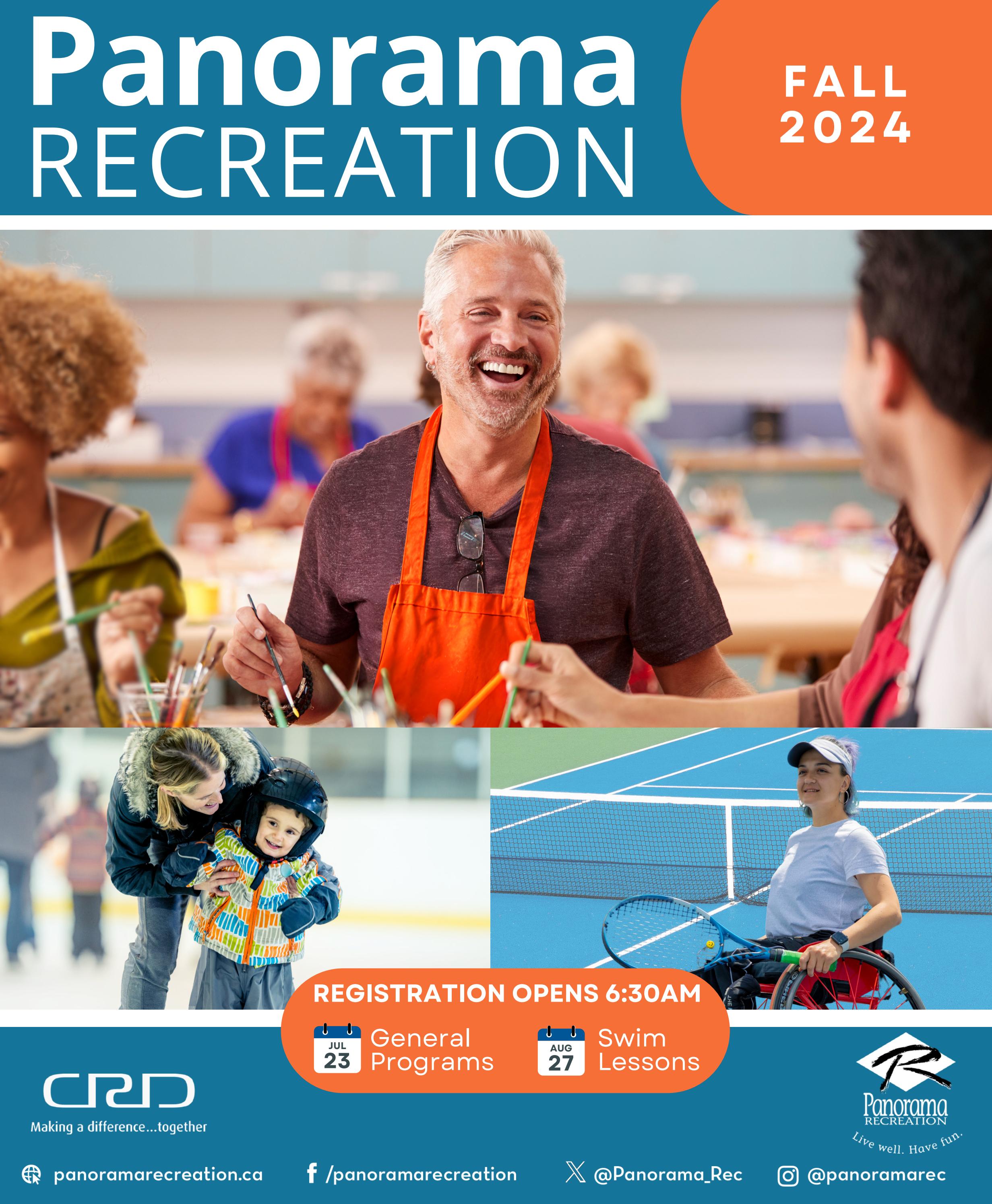 Panorama Recreation Fall 2024 Brochure by Panorama Recreation - Issuu