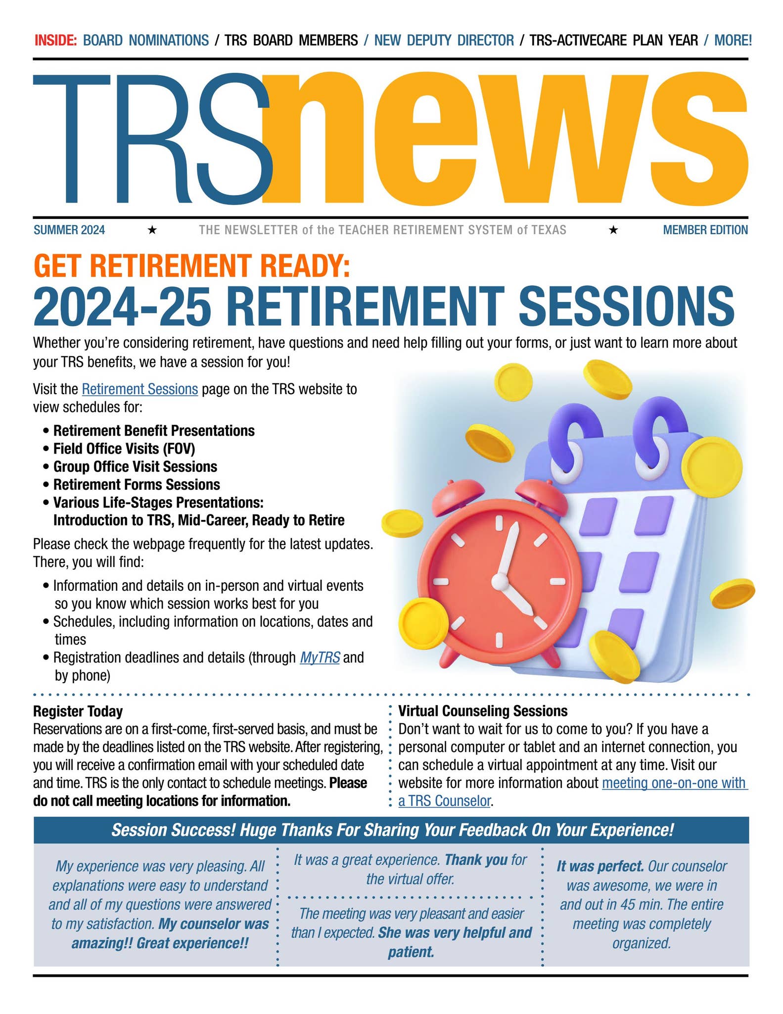 TRS News Summer 2024: Member Edition by Teacher Retirement System of ...