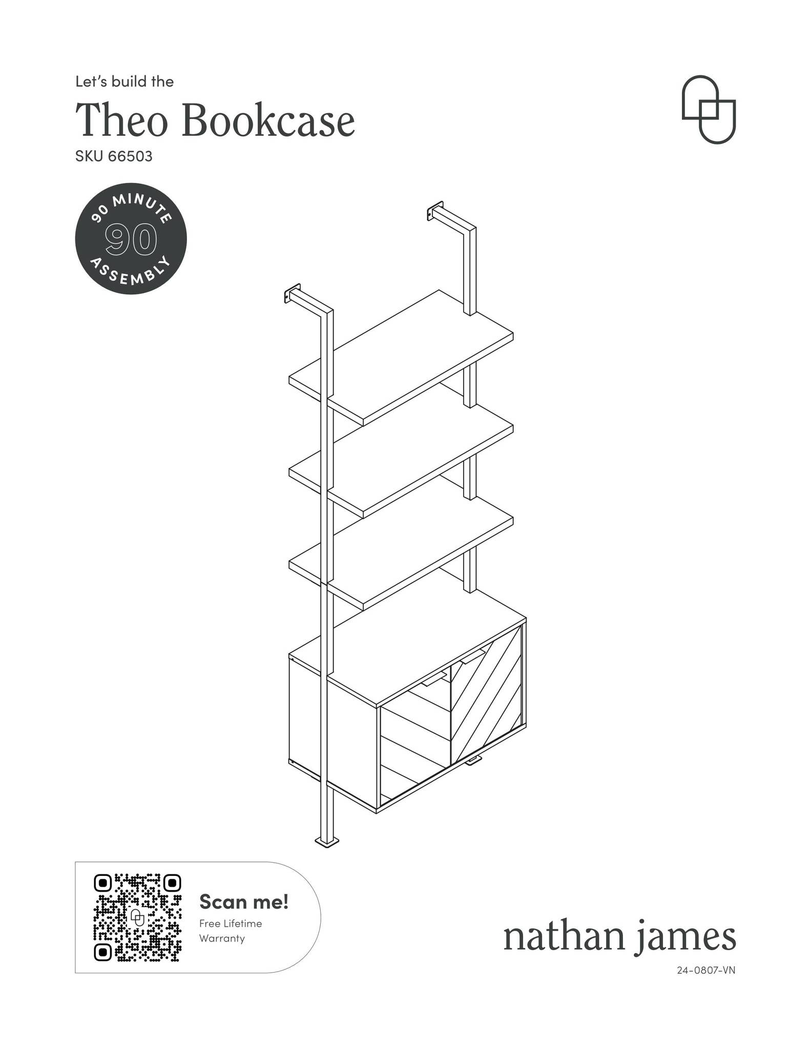 Theo Bookshelf Instruction Sheet 66503 by nathanjameshome - Issuu