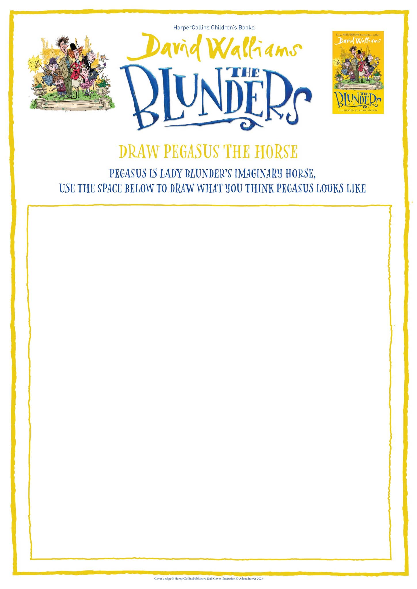 David Walliams The Blunders Activity Sheets by harpercollinschildrens ...
