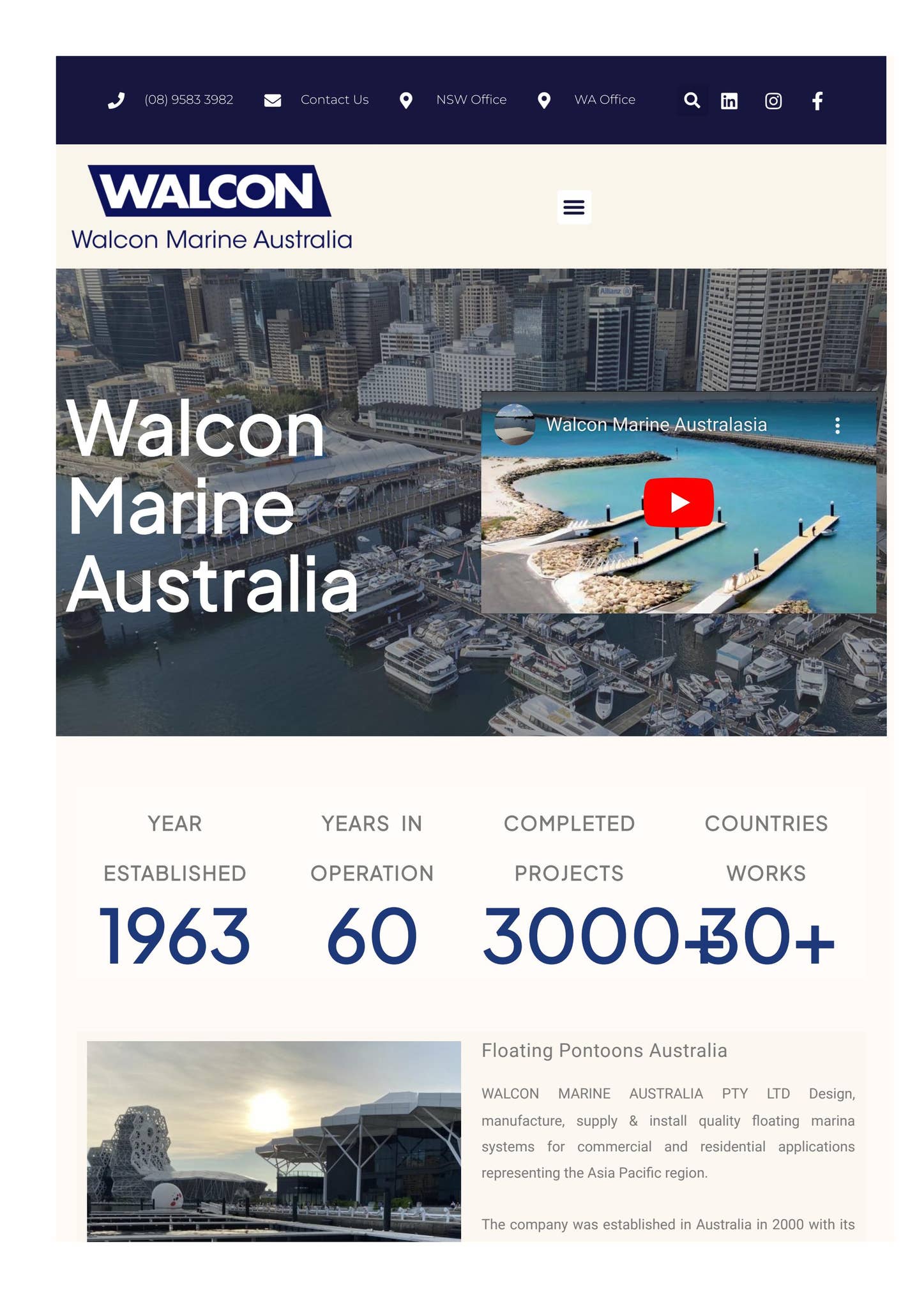 Commercial Pontoons | Aluminium Marinas | Custom Pontoons by walcon ...