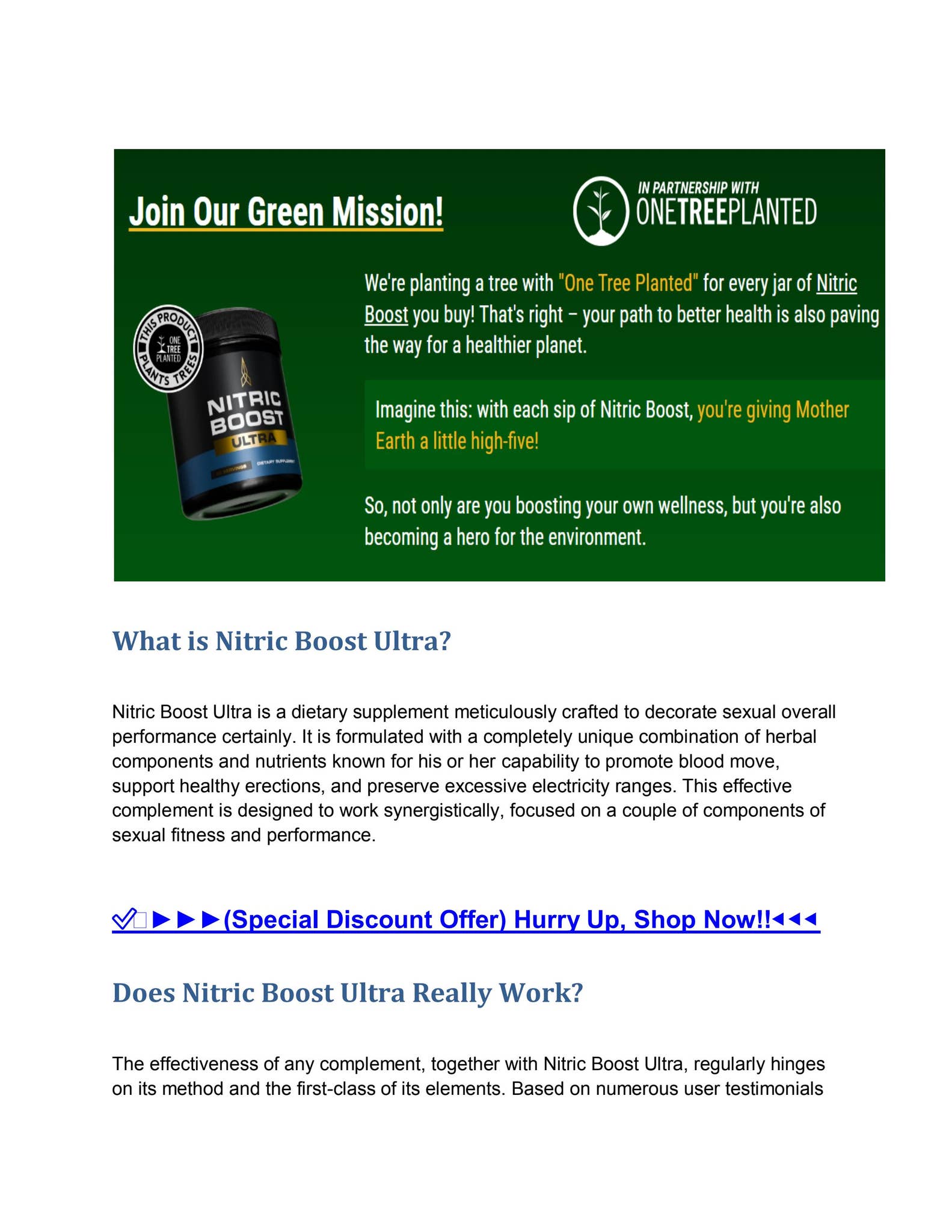 Nitric Boost Ultra Reviews SCAM Risks Discussed By Medical Experts by ...