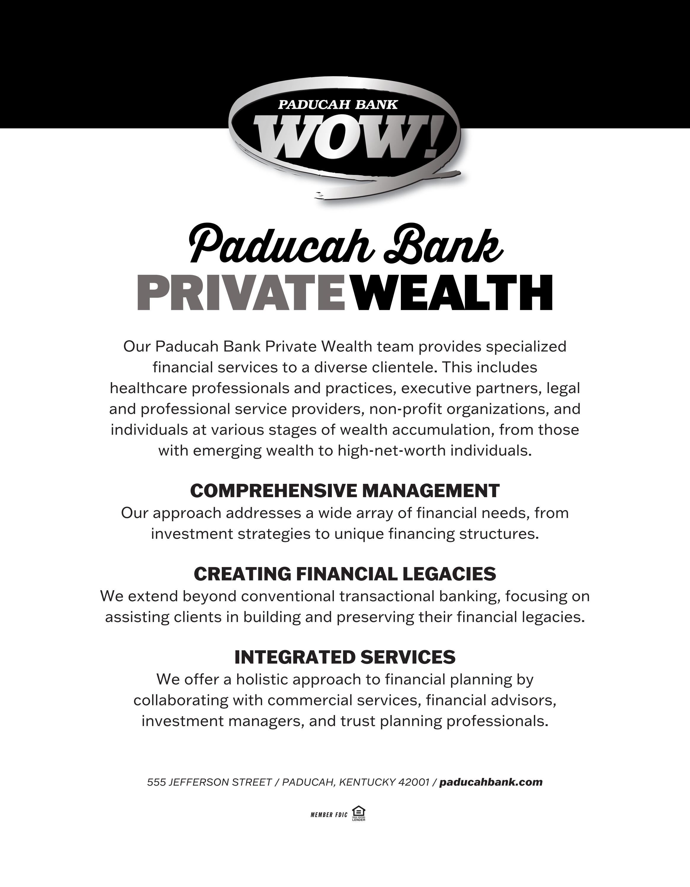 Private Wealth Info Sheet by PaducahBank - Issuu