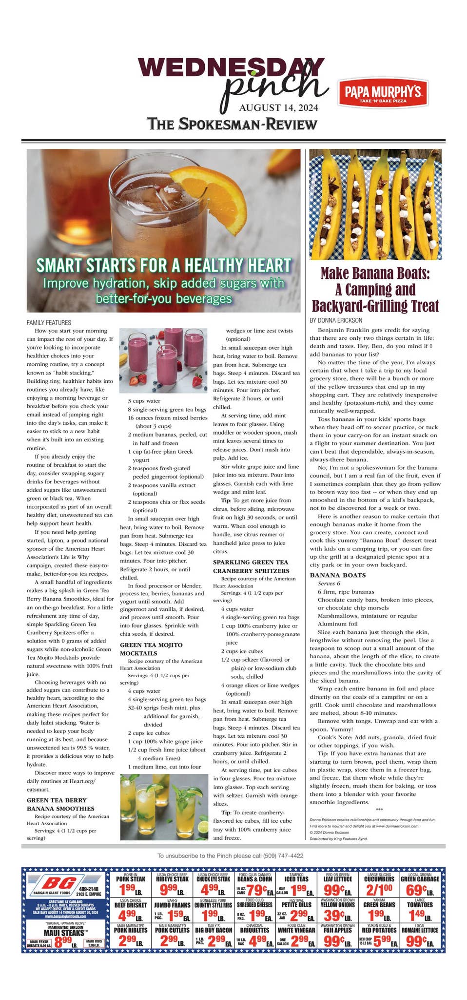 August 11, 2024 Pinch Papa Murphy's by Cowles Publishing - Issuu