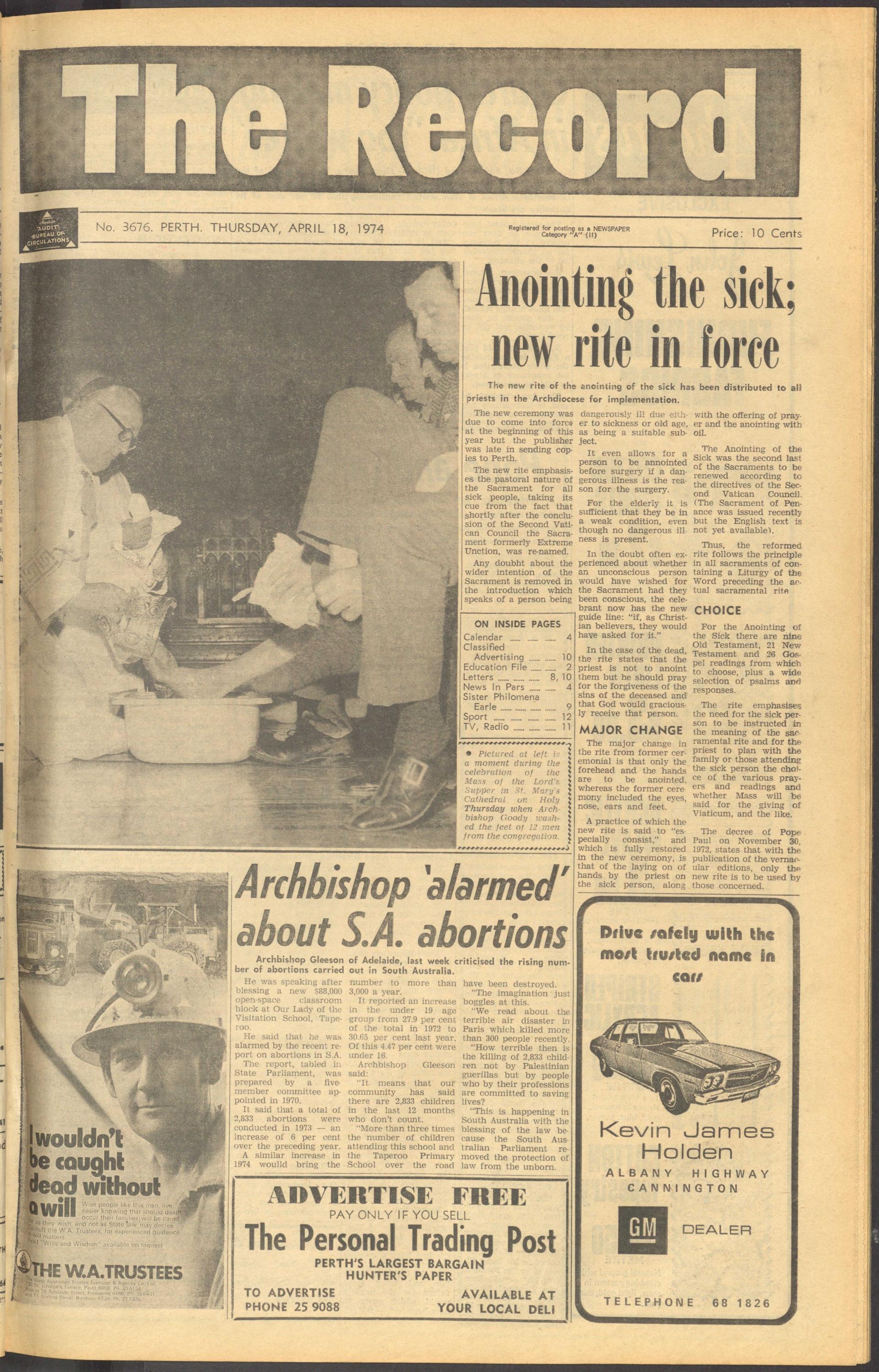 The Record Newspaper 18 April 1974 by The Record - Issuu