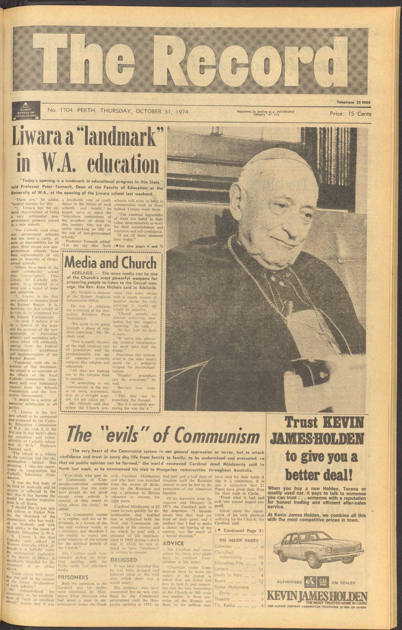 The Record Newspaper 31 October 1974 by The Record - Issuu
