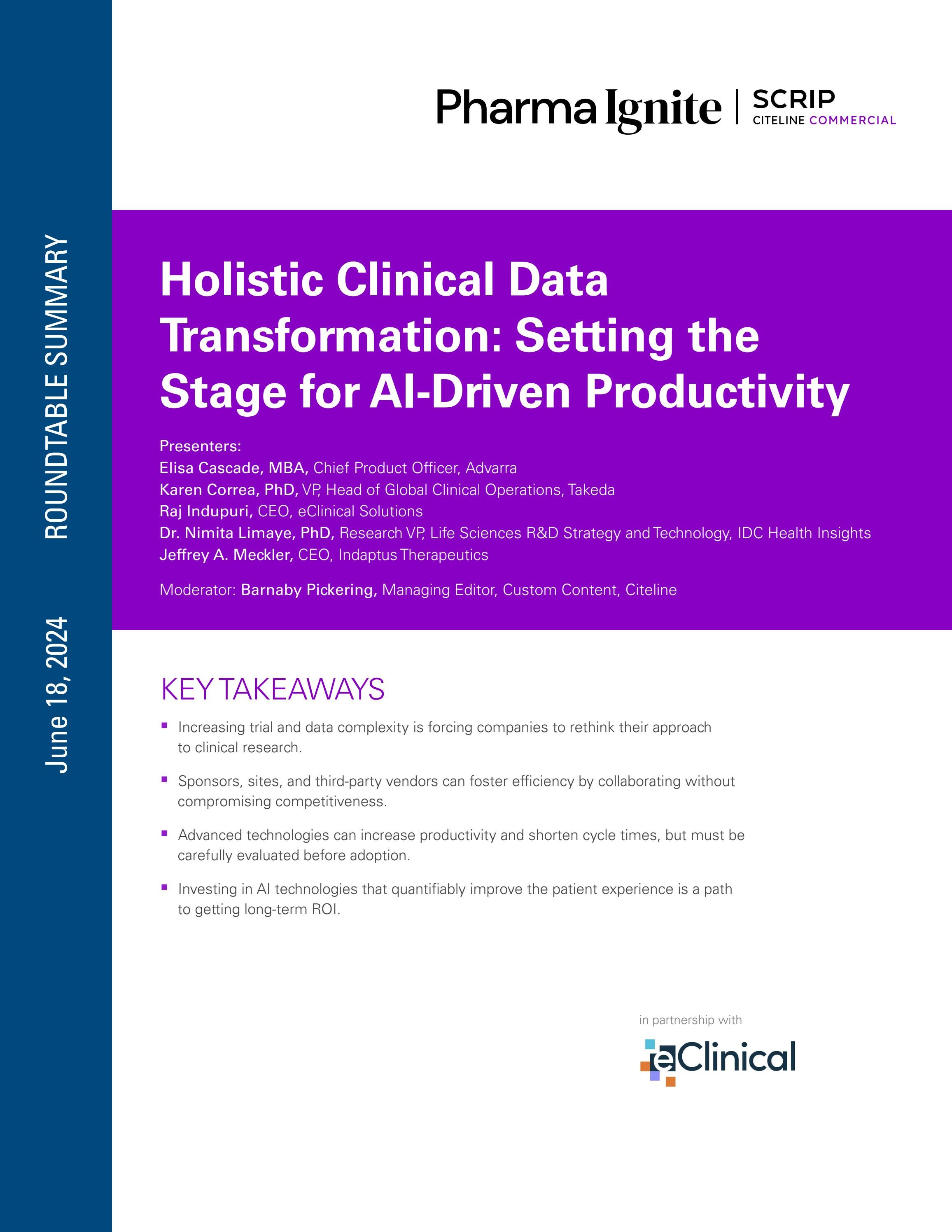 Holistic Clinical Data Transformation: Setting the Stage for AI-Driven ...