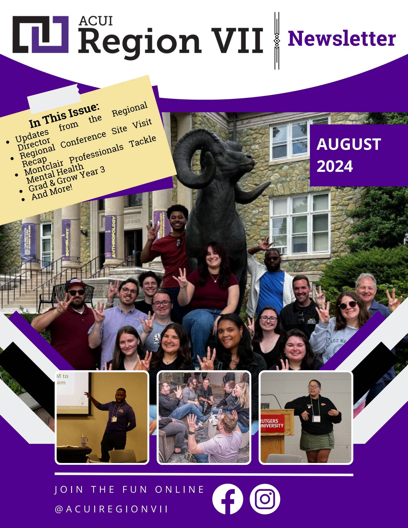 Region VII Newsletter: August 2024 by ACUI - Issuu