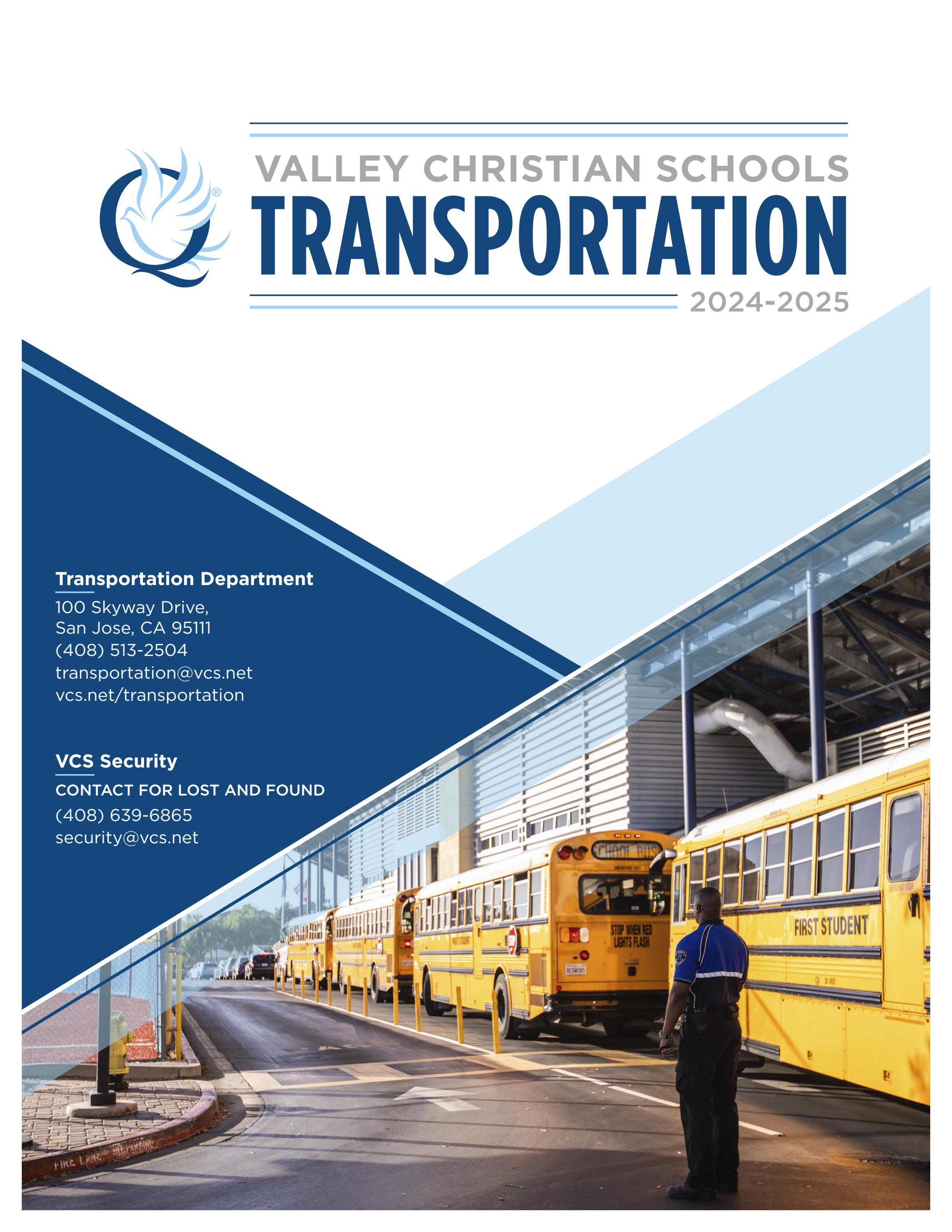 Transportation Brochure by Valley Christian Schools - Issuu