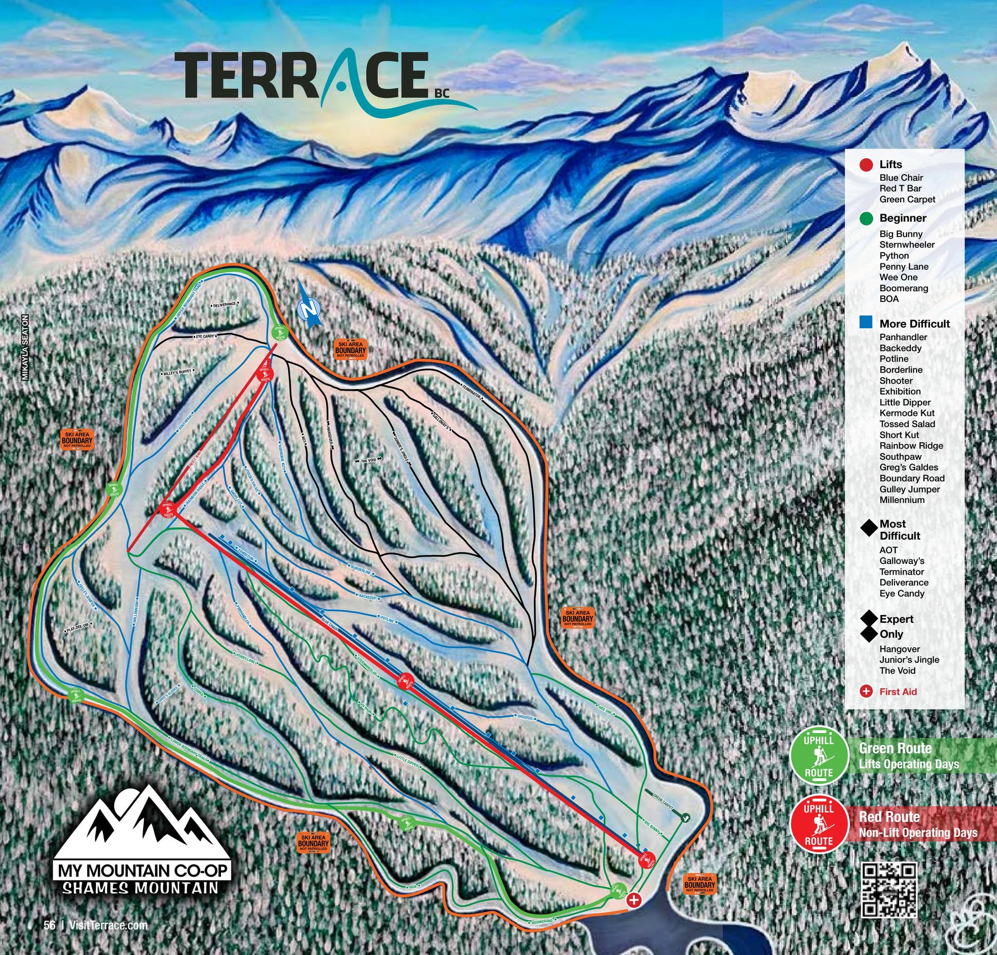 MMC Shames Mountain Map by Tourism Terrace - Issuu