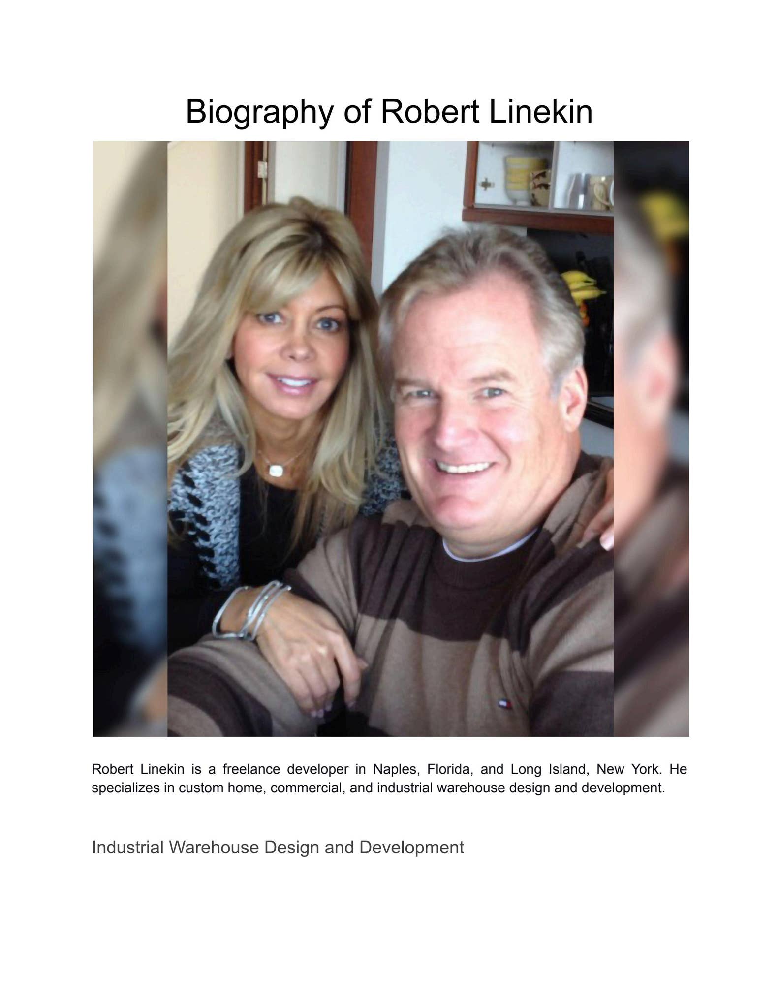 Biography of Robert Linekin by Robert Linekin - Issuu