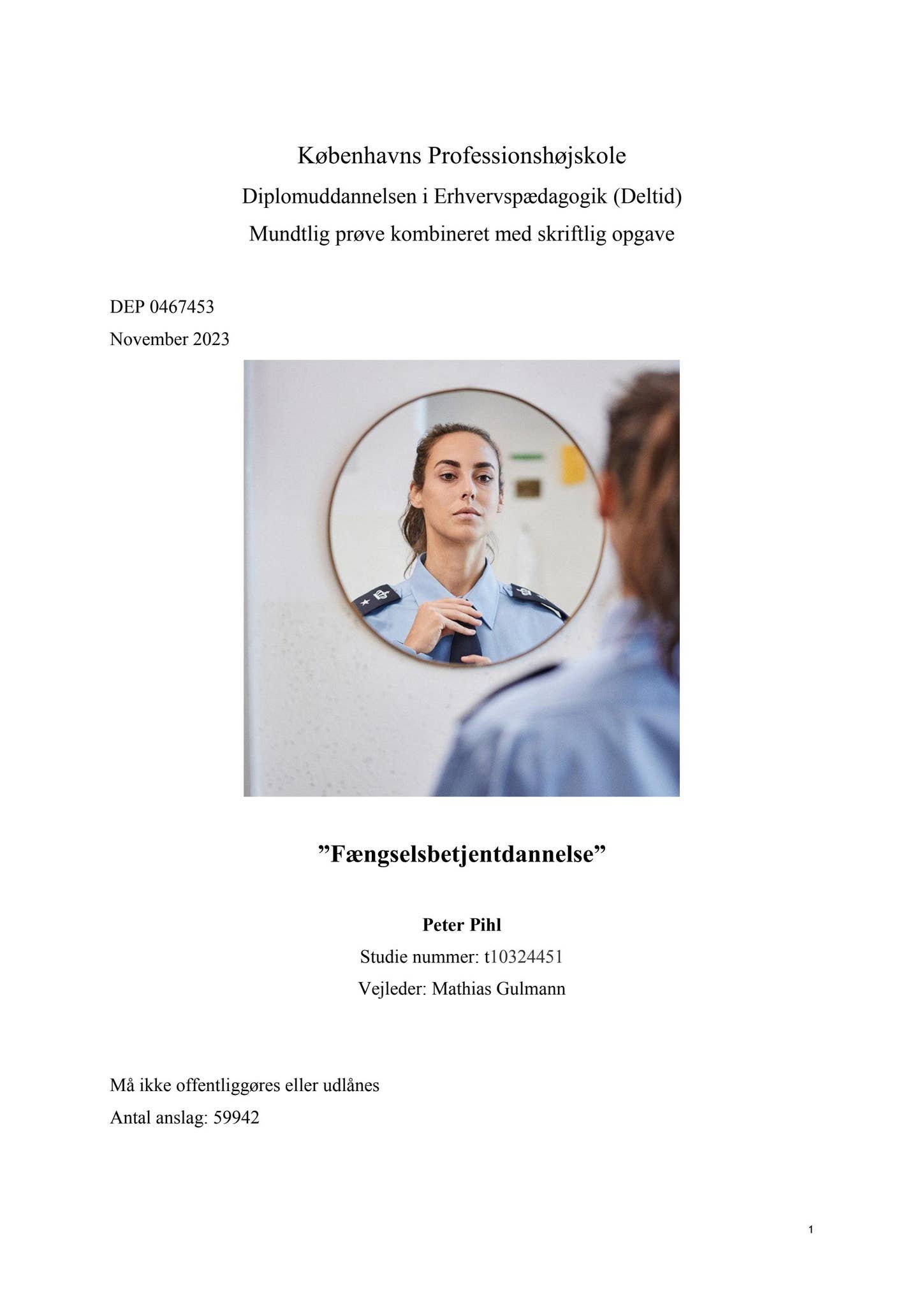 Peter Pihl: Fængselsbetjentuddannelse by Praxis - Issuu