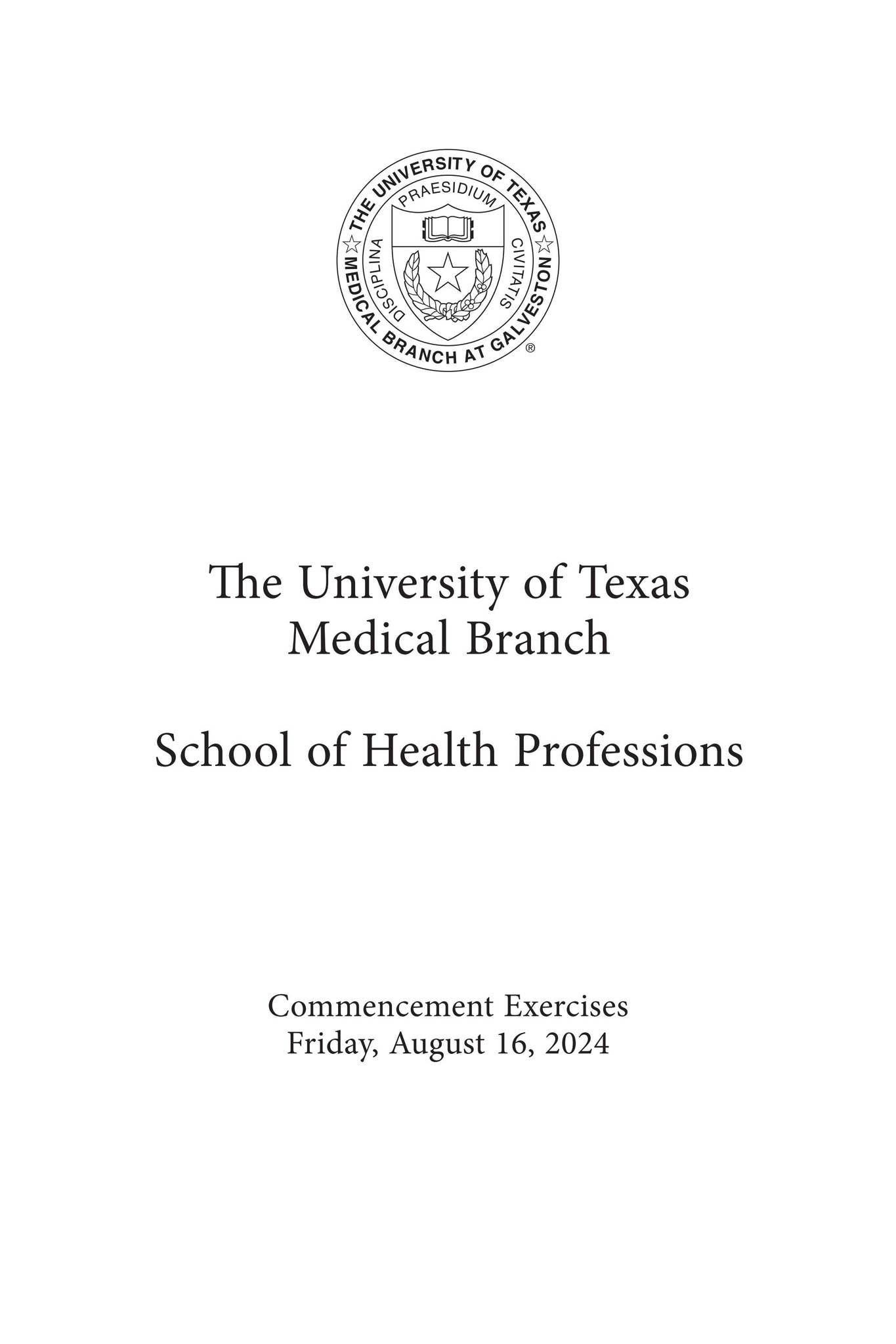 SHP Commencement 2024 by UTMB Health - Issuu