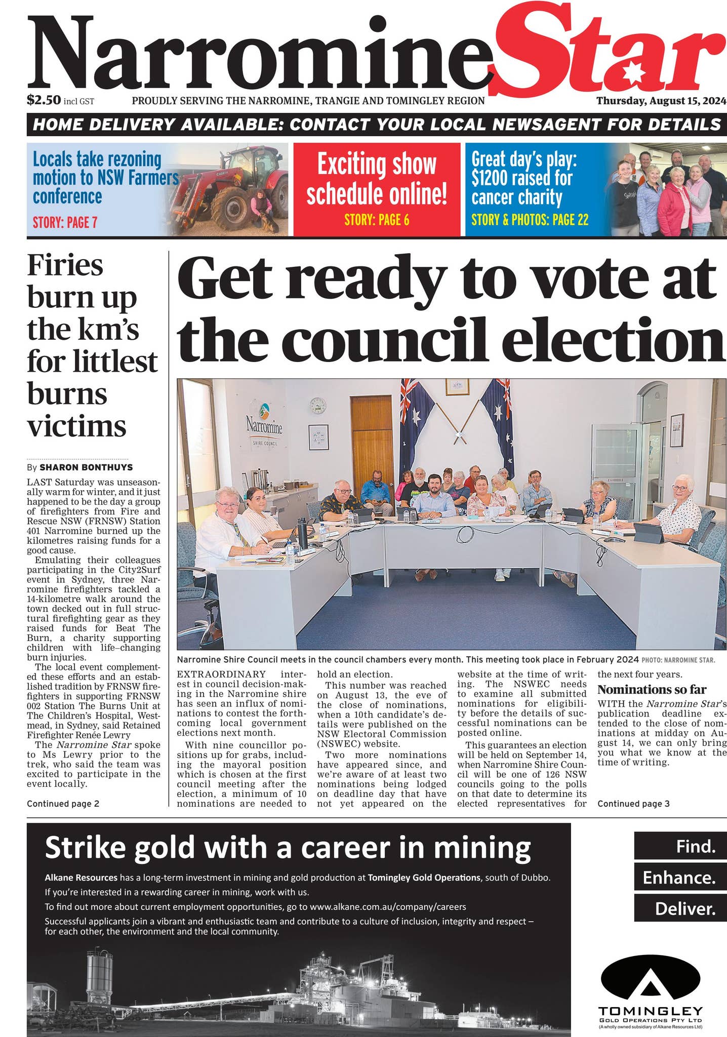 Narromine Star 15.08.2024 by Panscott Media - Issuu