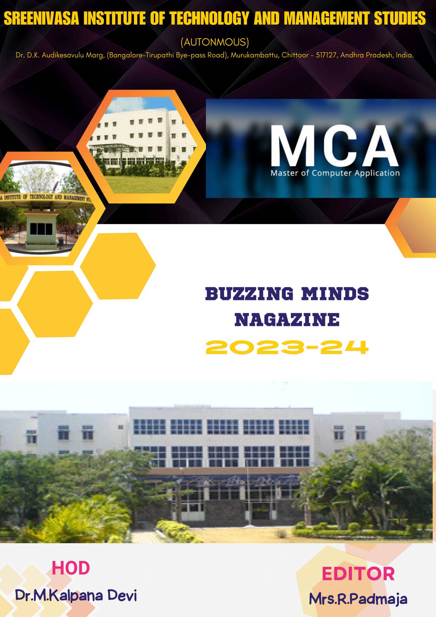 "Buzzing Minds 23-24" , MCA Department Magazine by Padmaja R - Issuu