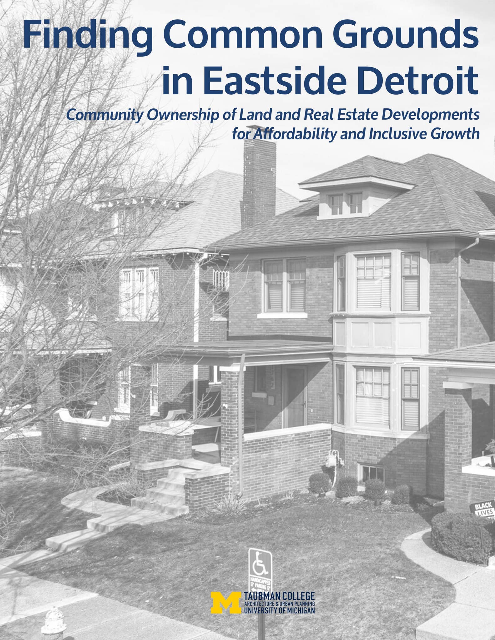 Finding Common Grounds in Eastside Detroit: Community Ownership of Land ...