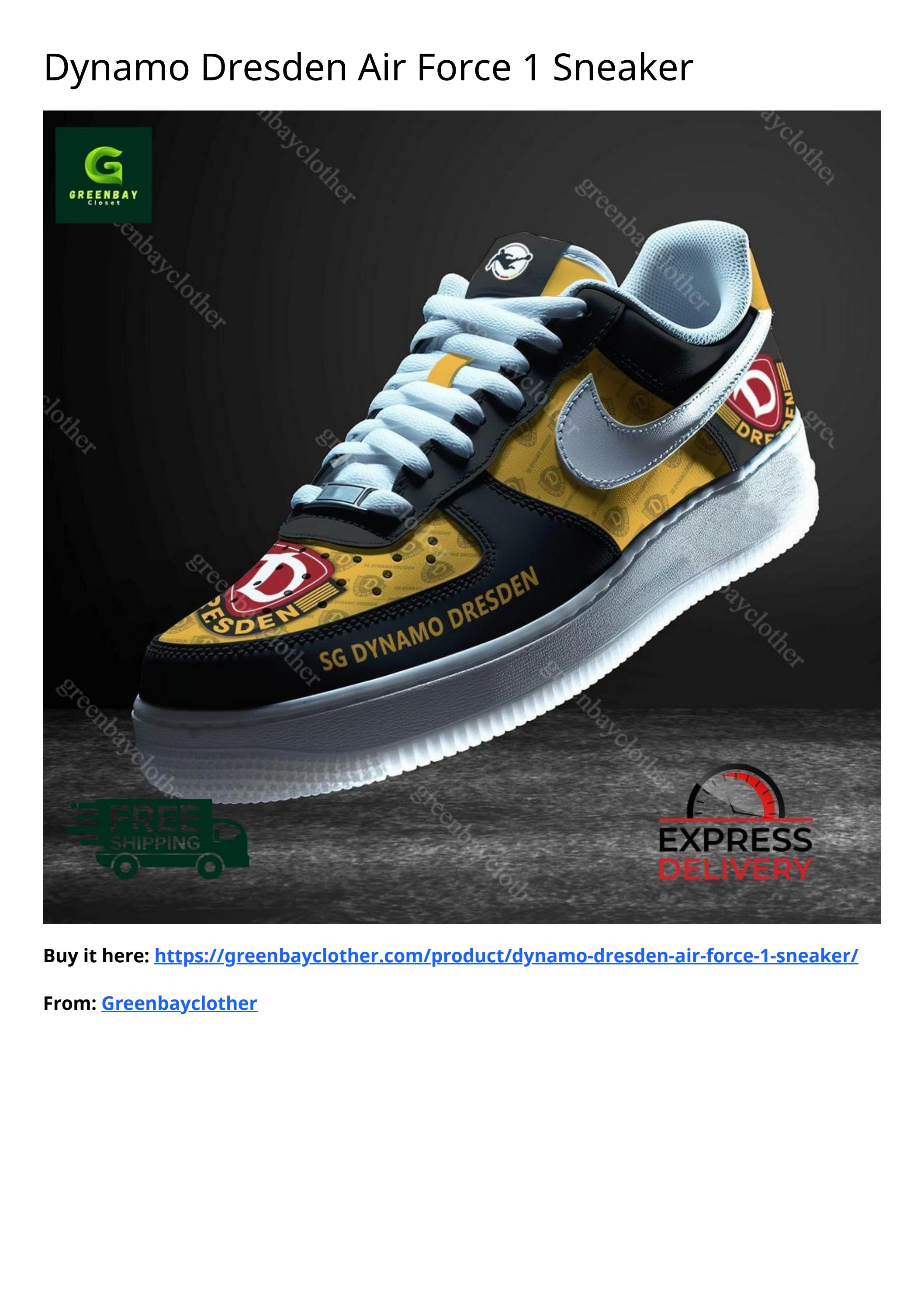 Dynamo Dresden Air Force 1 Sneaker by Tonytees Store - Issuu