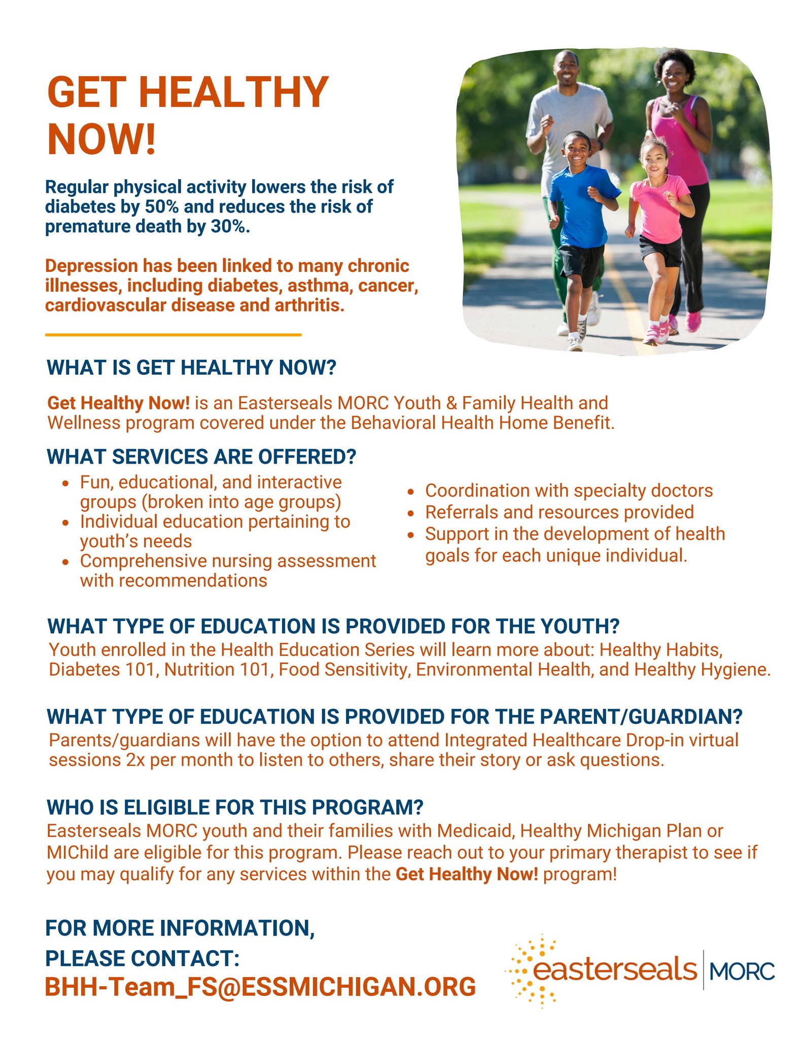 Get Healthy Now! Program Flyer by Easterseals MORC - Issuu