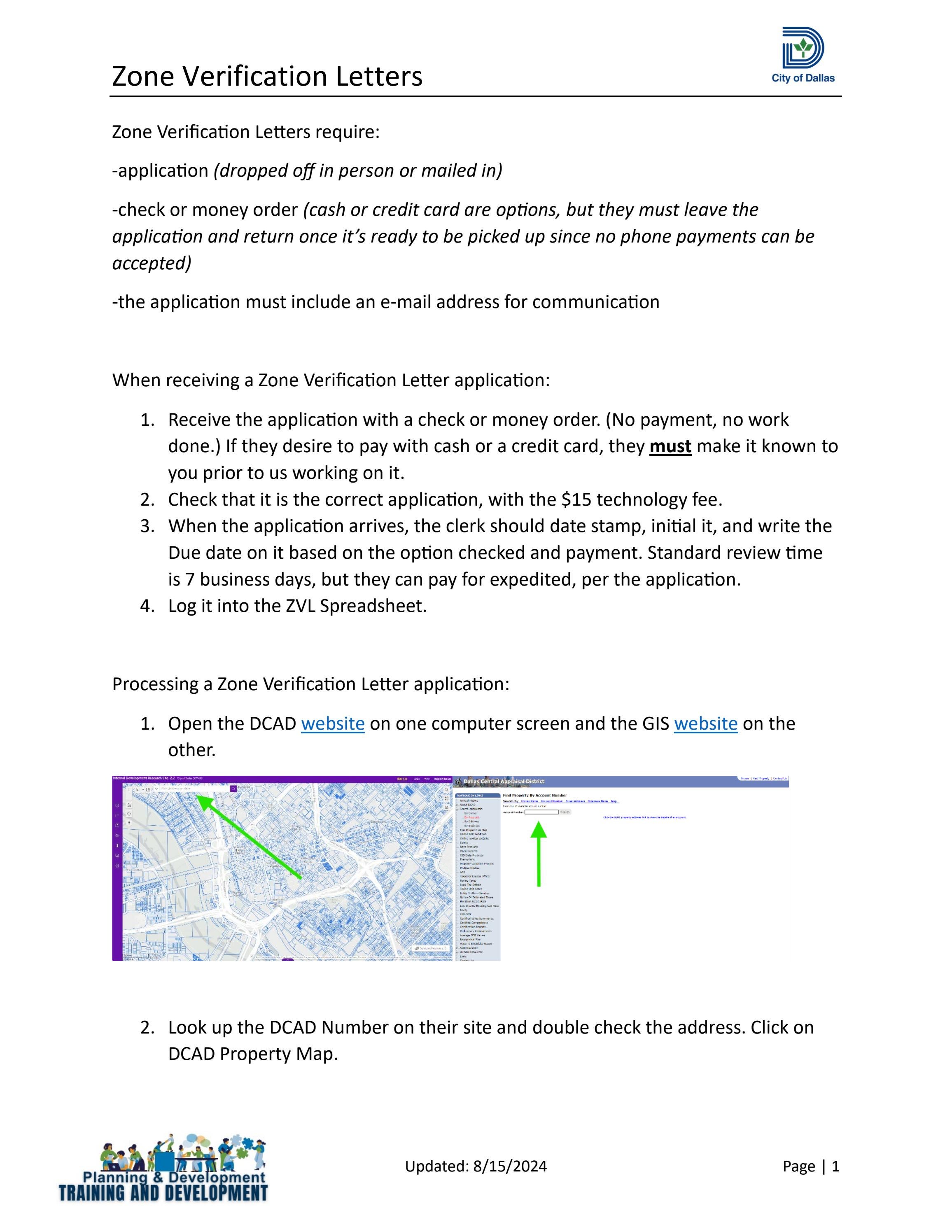 ZONING VERIFICATION LETTERS by premierlookbrandco - Issuu