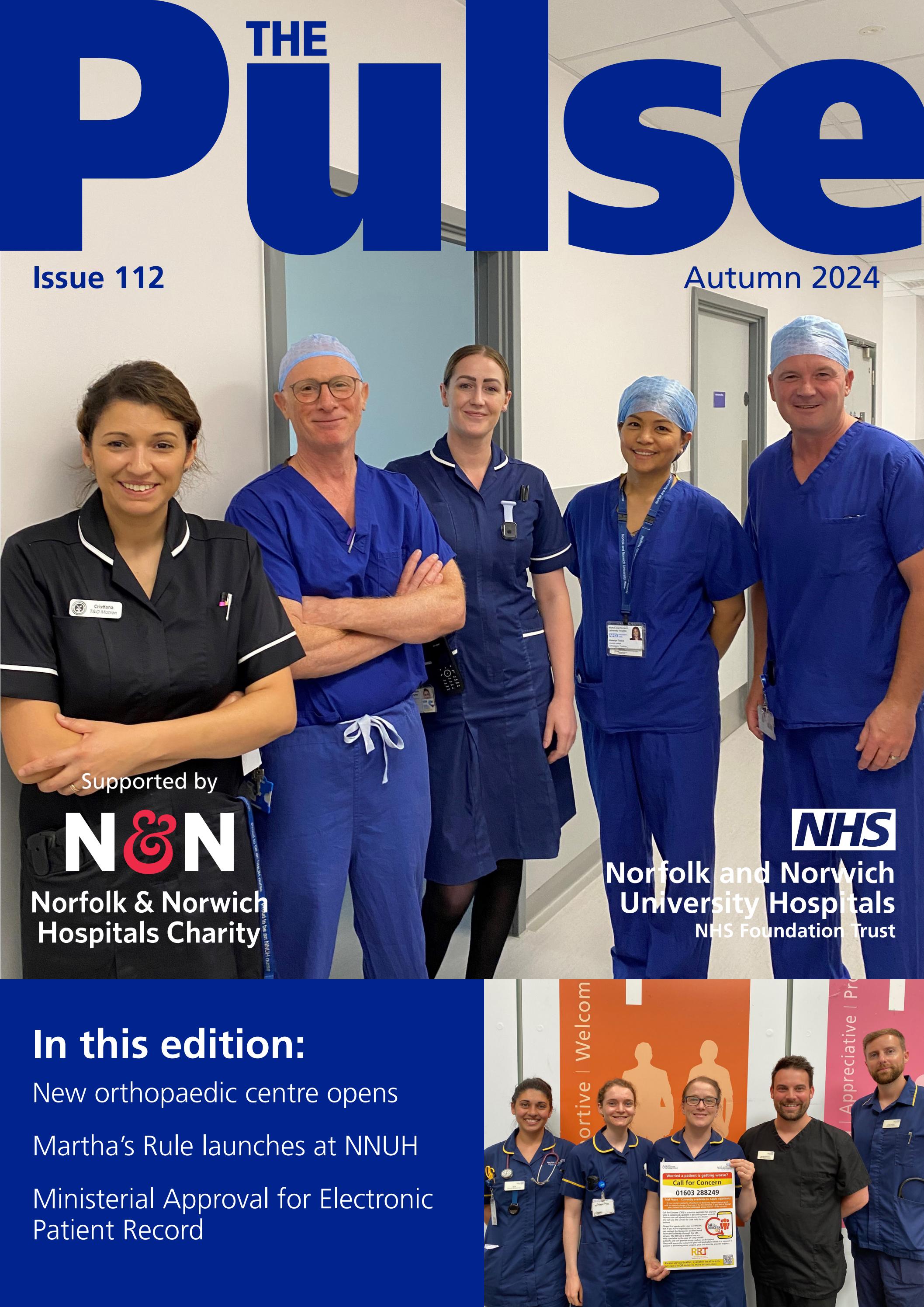 NNUH Pulse magazine - Autumn 2024 by NNUHinformation - Issuu