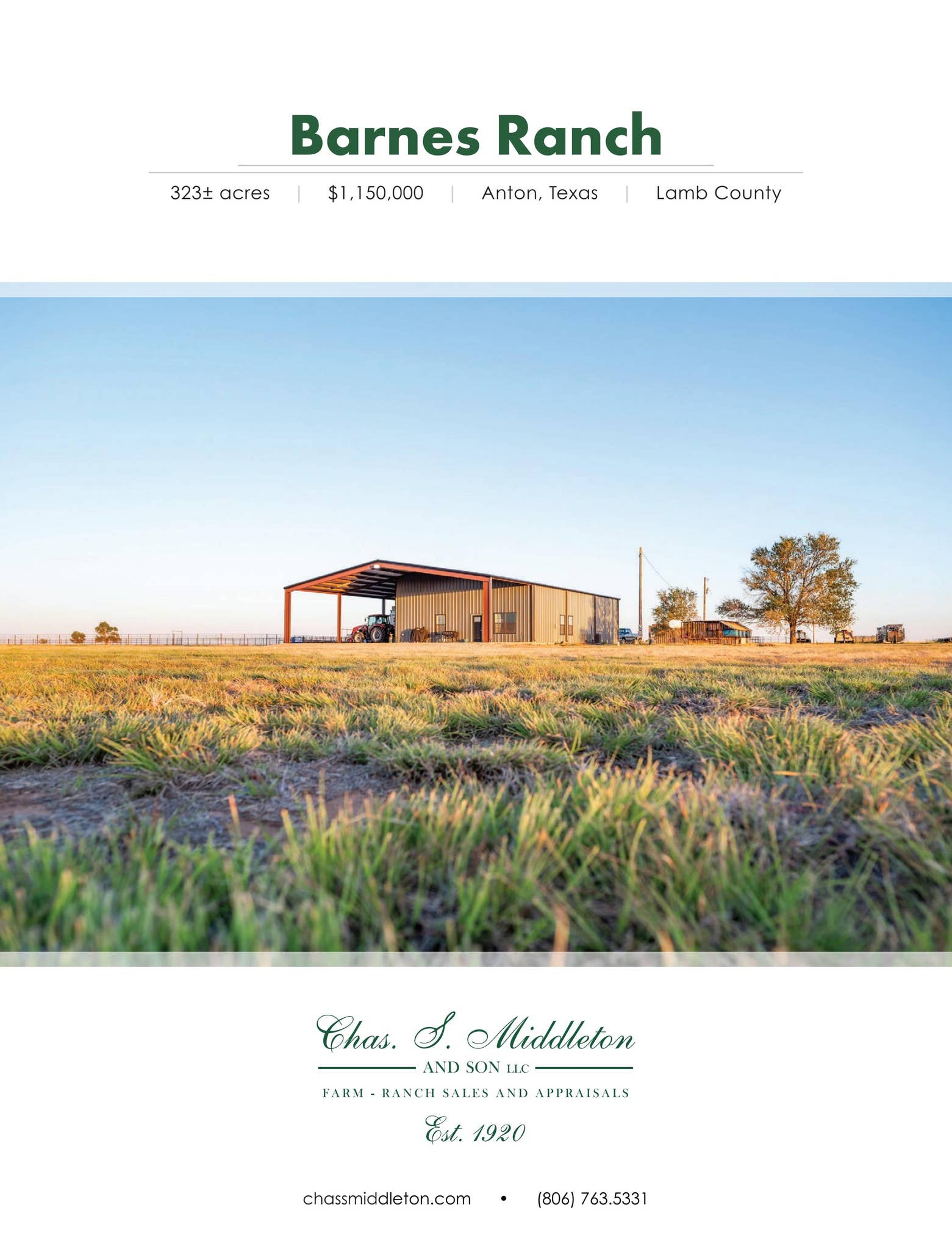 Barnes Ranch | Lamb County, Texas by csmandson - Issuu