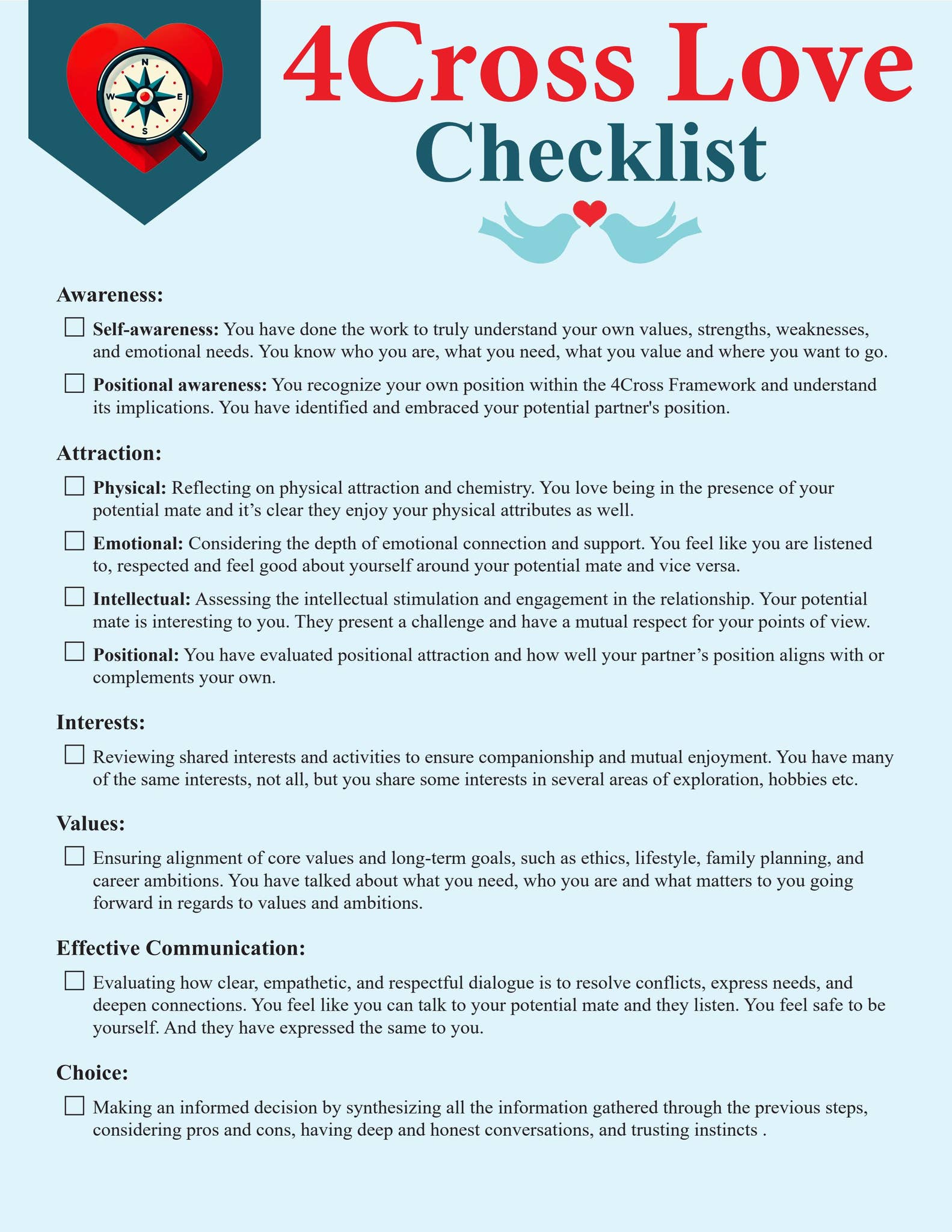 4Cross Love Checklist by 4Crosslove - Issuu