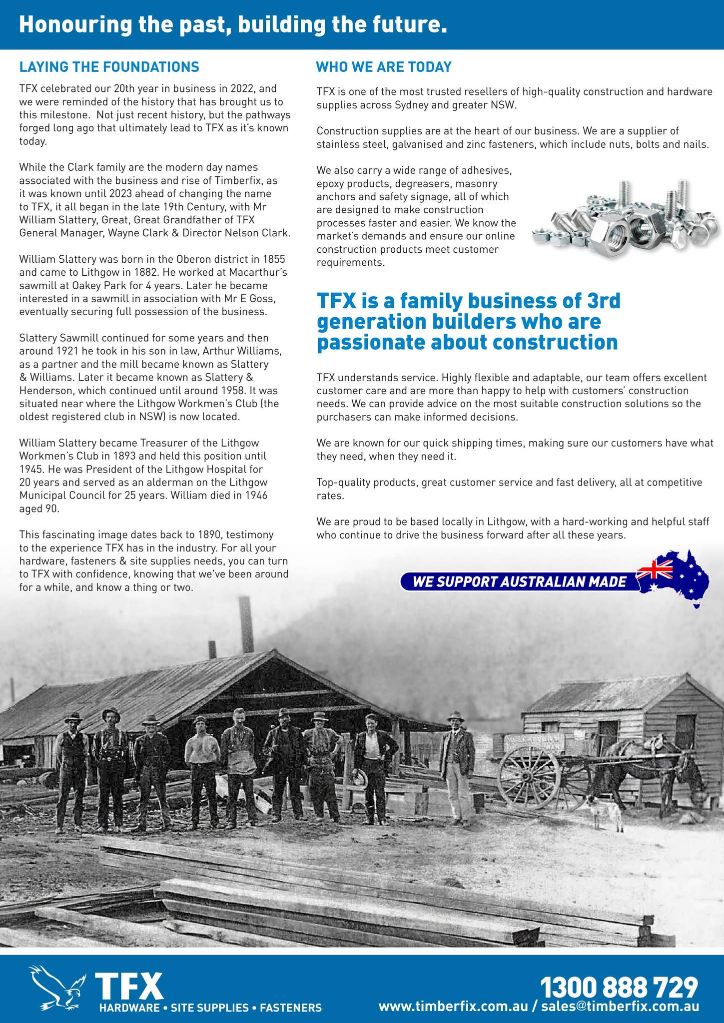 TFX Company History & Information 4pp Pamphlet May 2024 by TFX ...