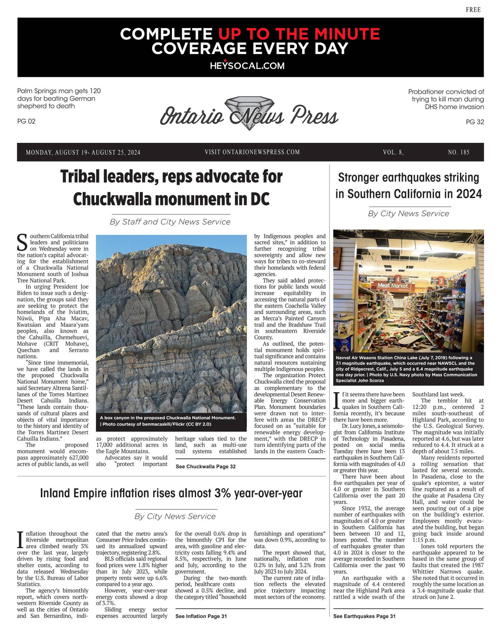 Ontario News Press_8/19/2024 by Beacon Media News - Issuu