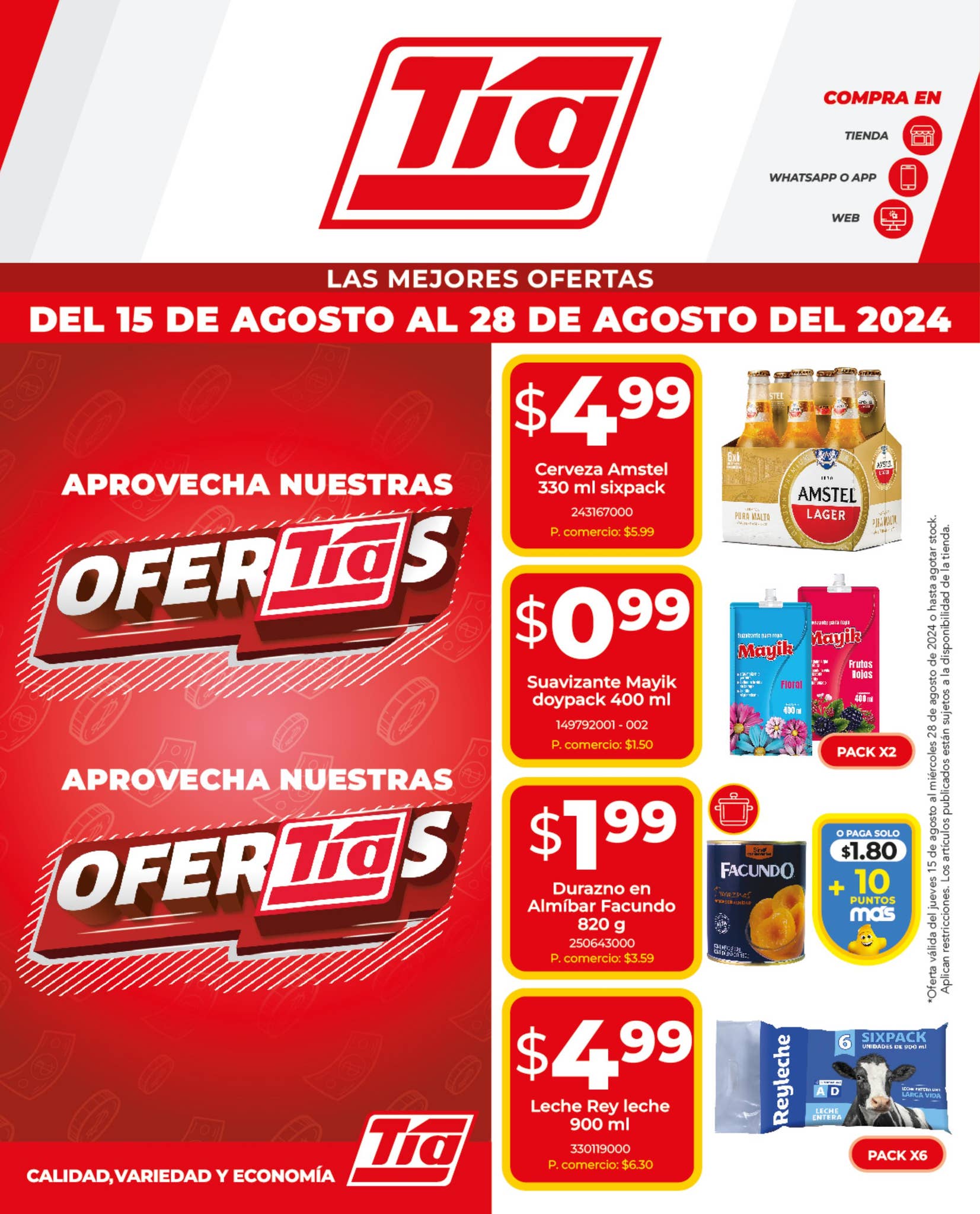 APROVECHA NUESTRAS OFERTÍAS/2DA AGOSTO by Almacenes Tía - Issuu
