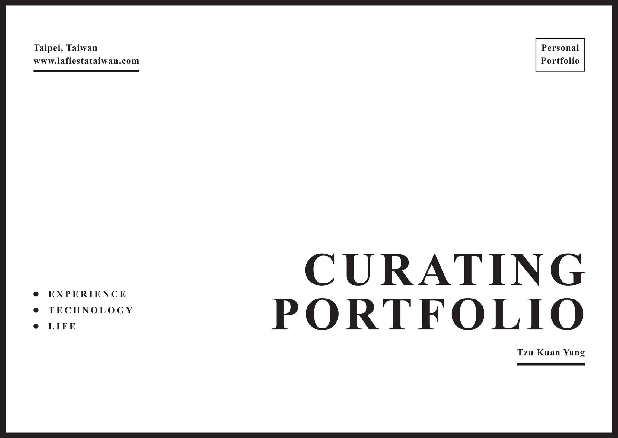Tzu Kuan Yang Curating Portfolio by Neal Yang - Issuu