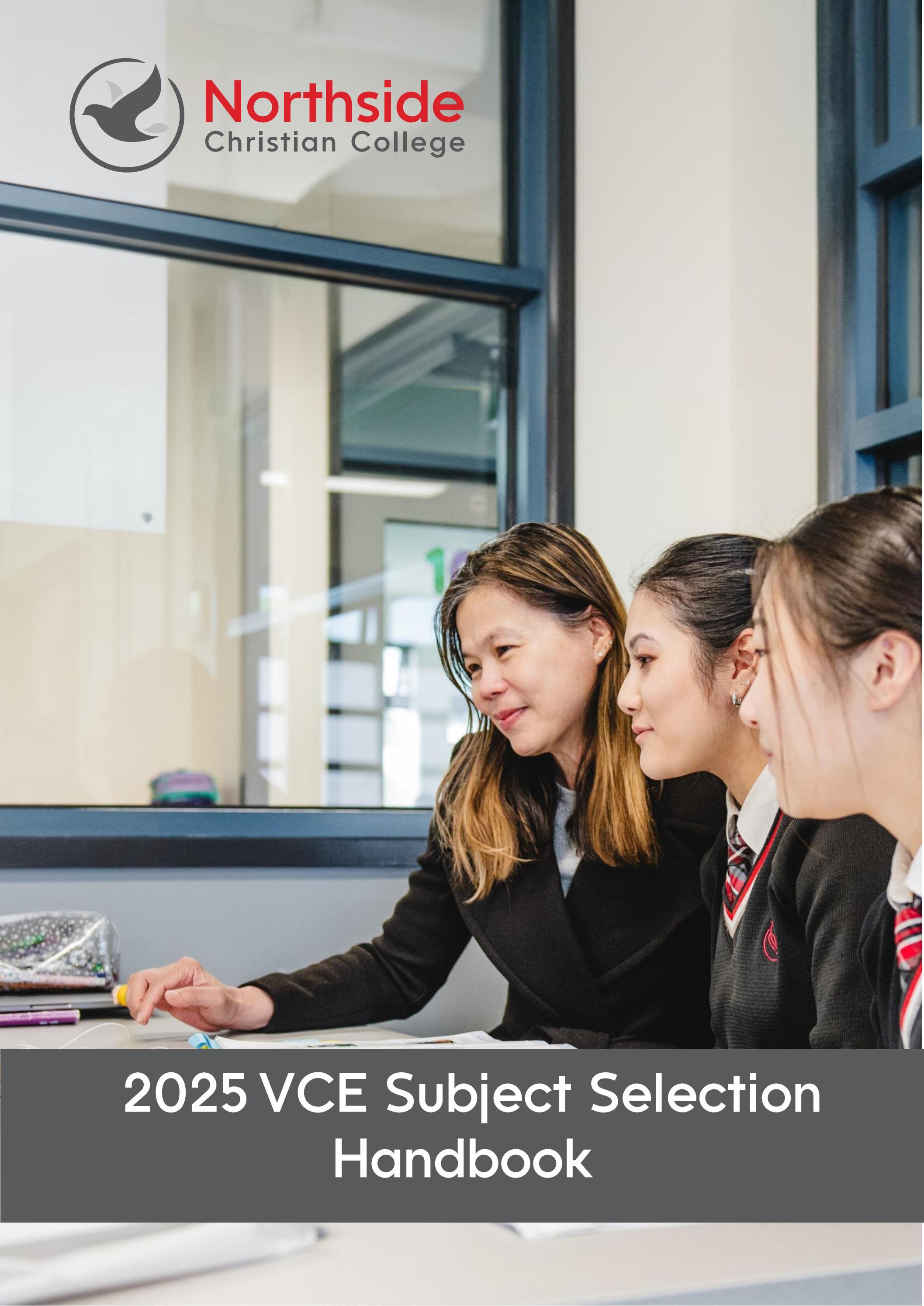 2025 VCE Subject Selection Handbook by Northside Christian College - Issuu