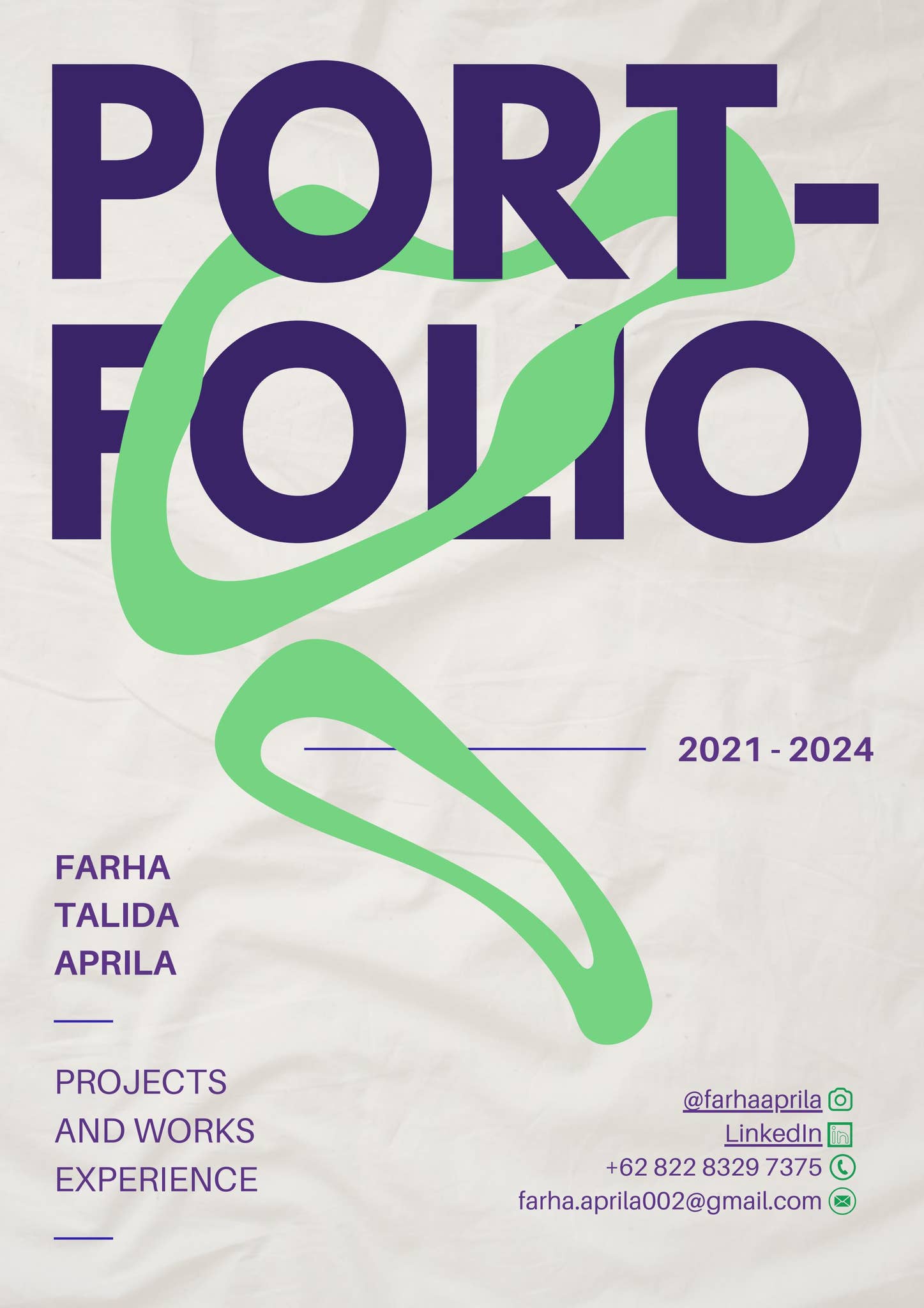 Farha Talida Aprila's Portfolio by Farha Talida Aprila - Issuu