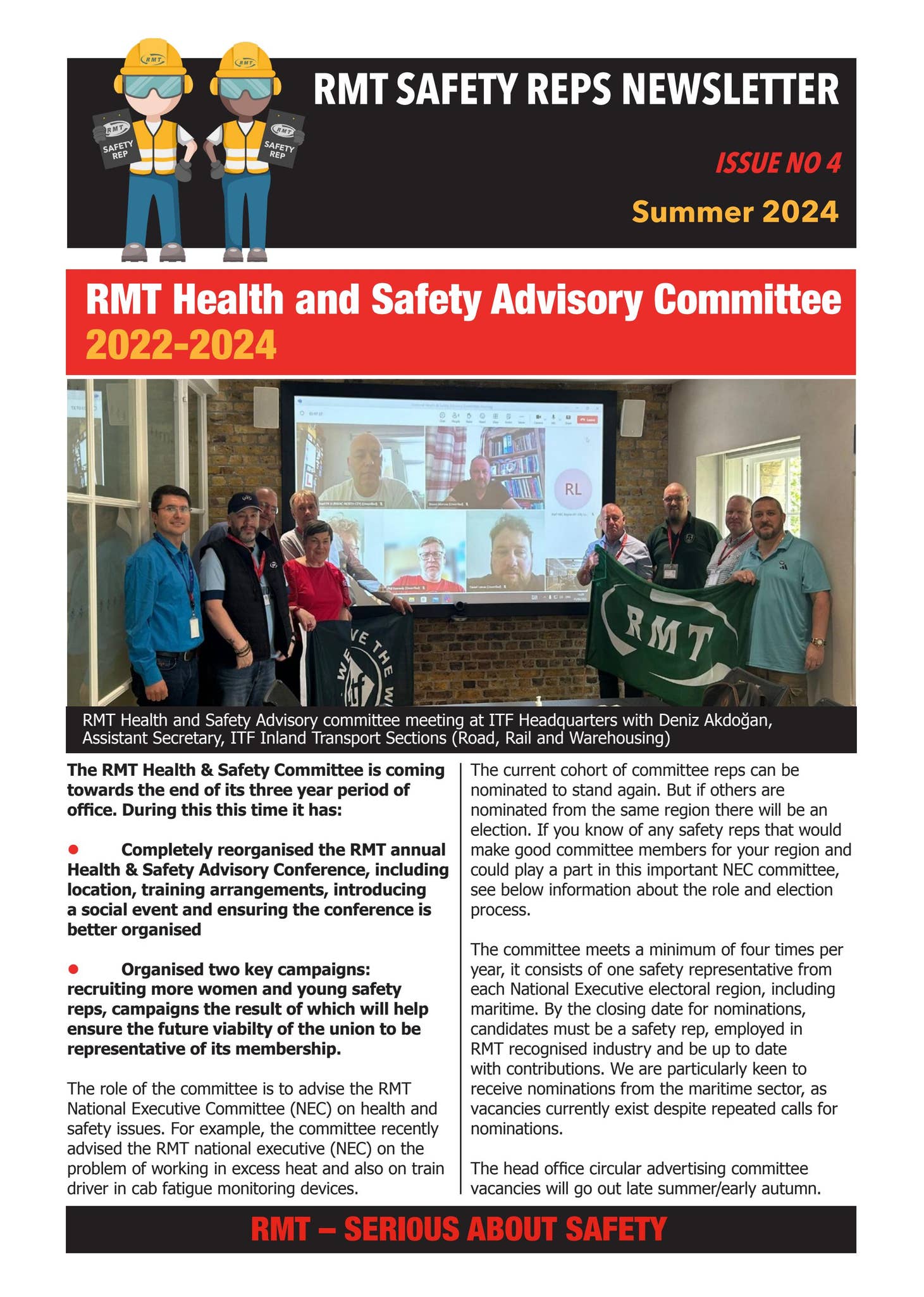 RMT Safety Reps Newsletter - Issue 4 by RMT Union - Issuu