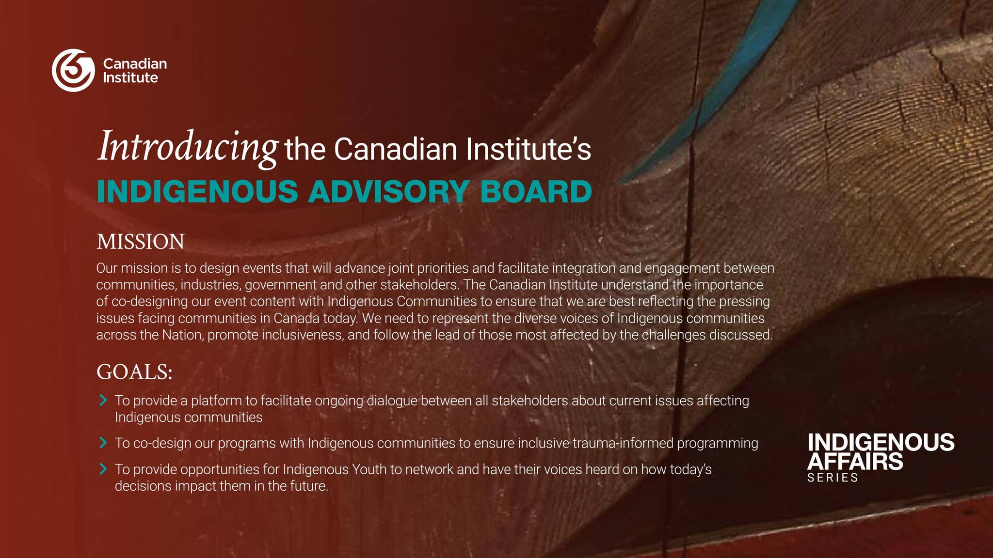 CI's Indigenous Advisory Board by C5Group - Issuu