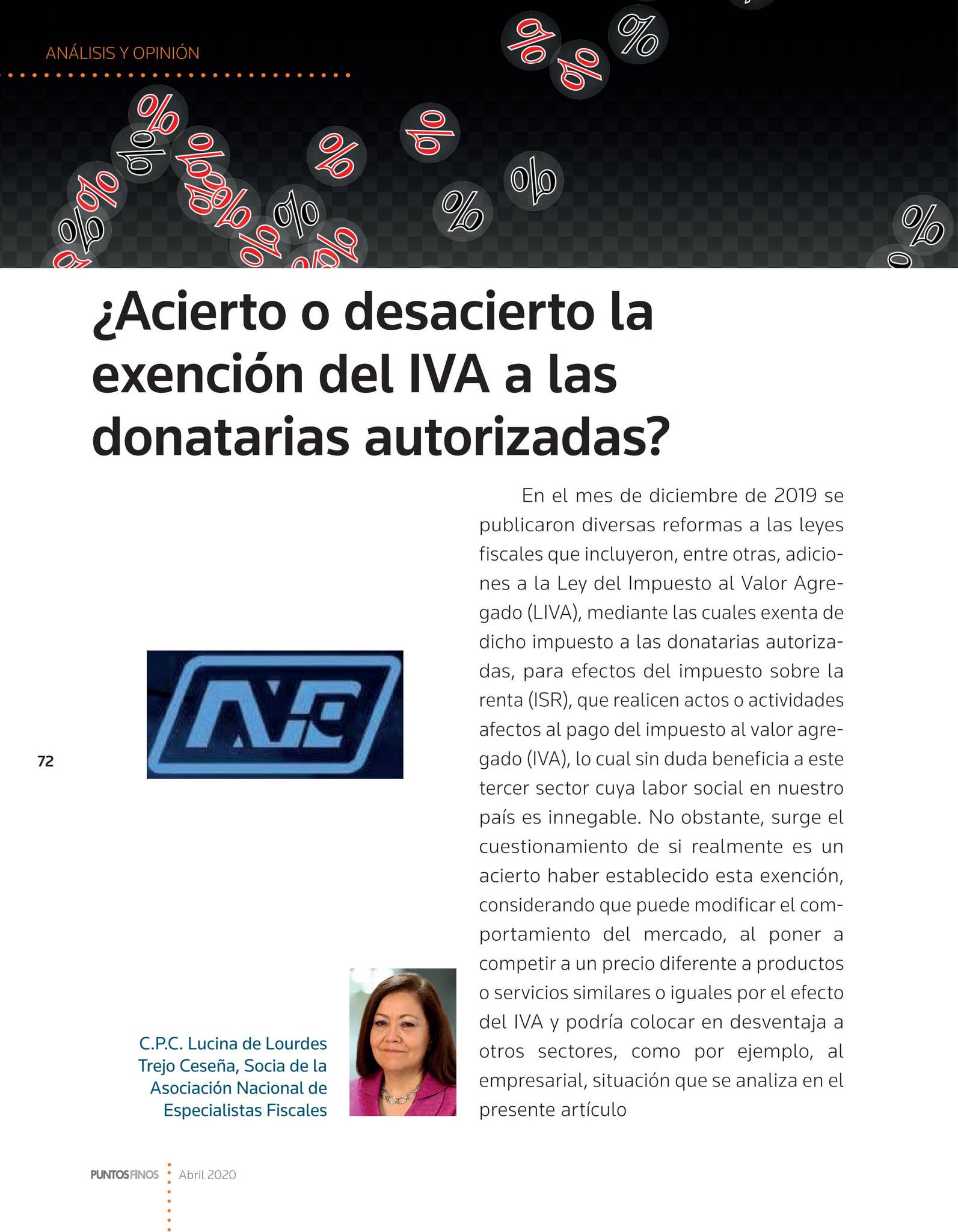 ¿Acierto o desacierto la exención del IVA a las donatarias autorizadas ...