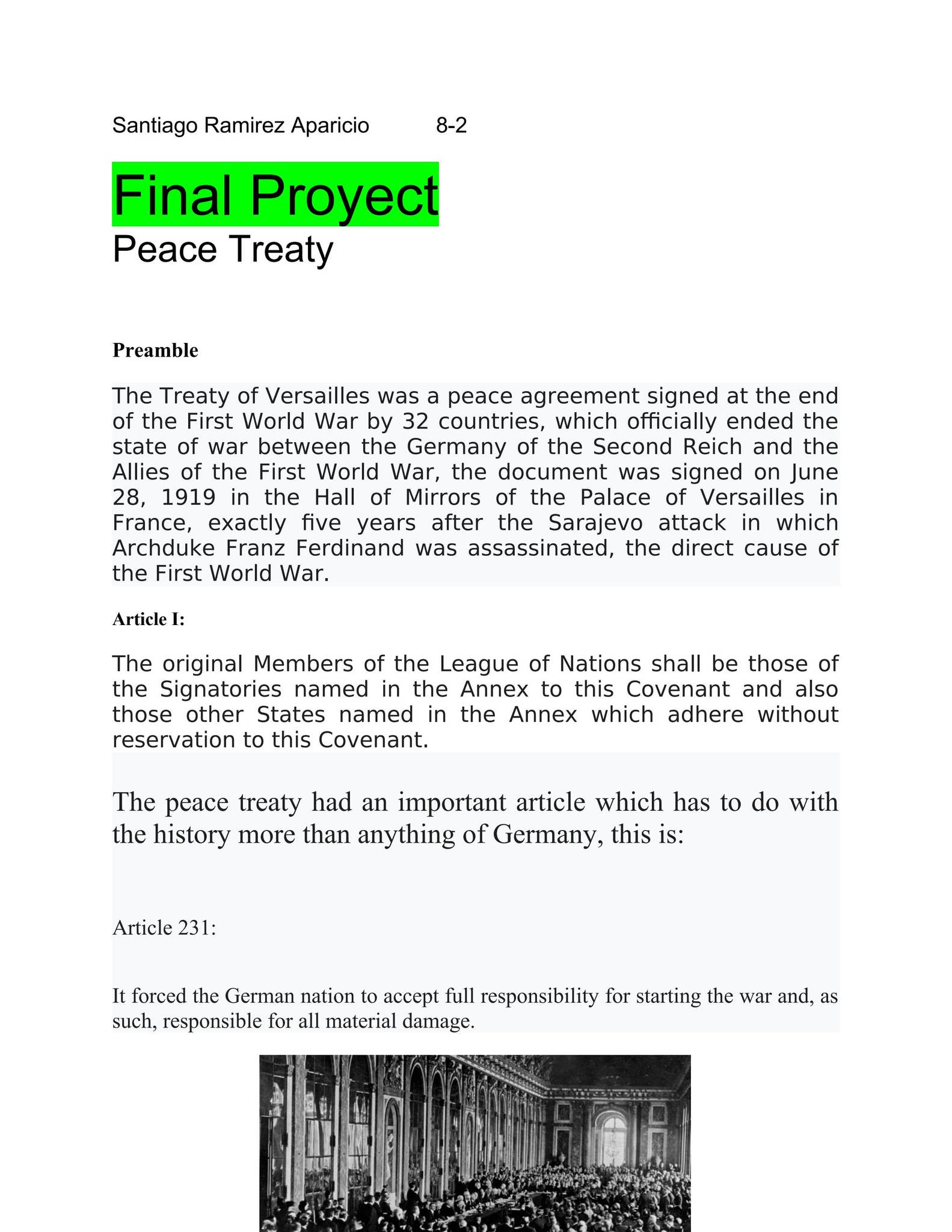 Sample of a Peace treaty by SantiagoRAbicentenario - Issuu
