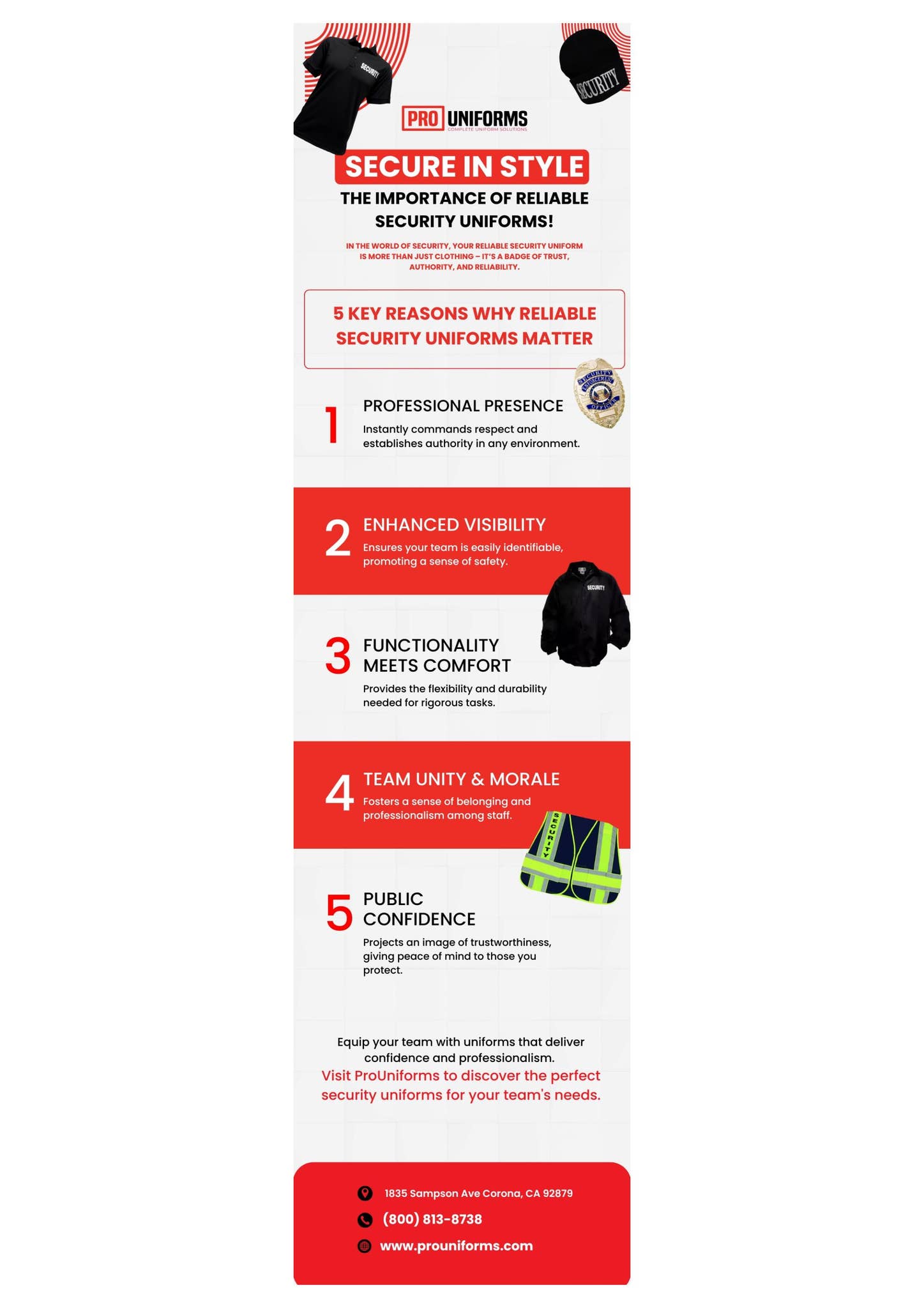 Secure in Style: The Importance of Reliable Security Uniforms! by Pro ...